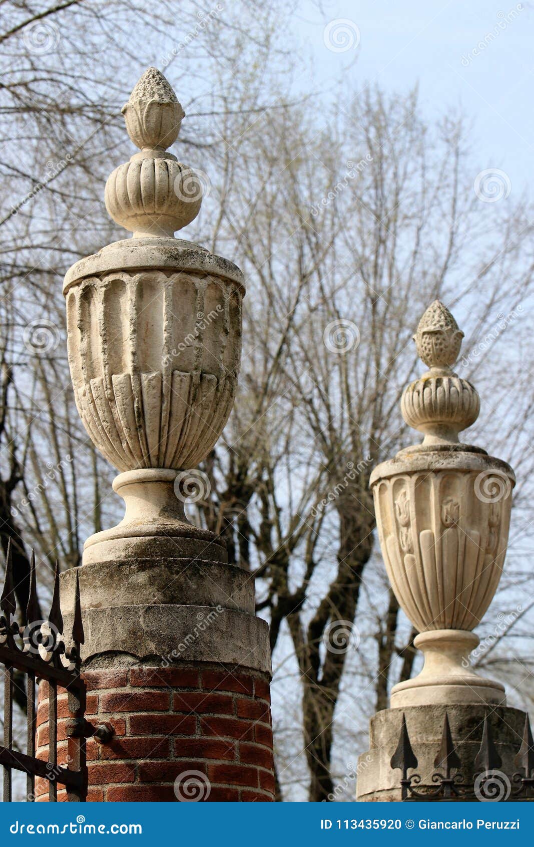 Acroterium or Acroterion a Calssic Architectural Element Stock Photo ...