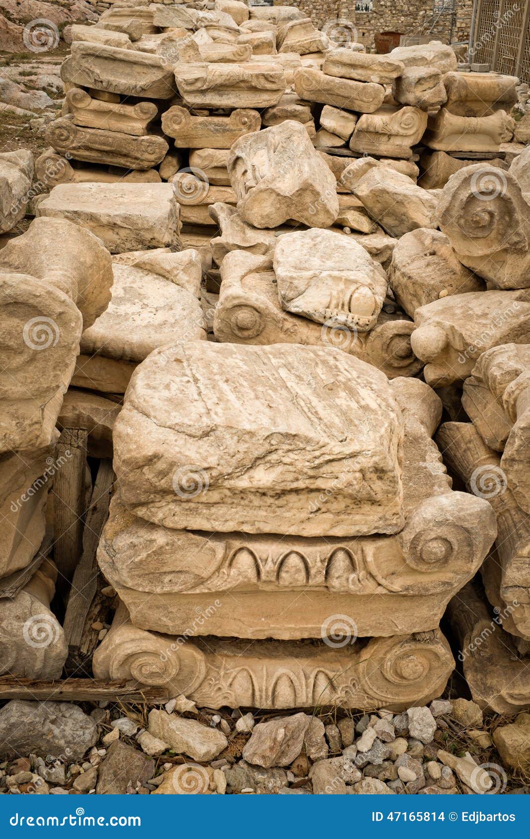 Acrpolis stones stock photo. Image of renovate, archaeological - 47165814