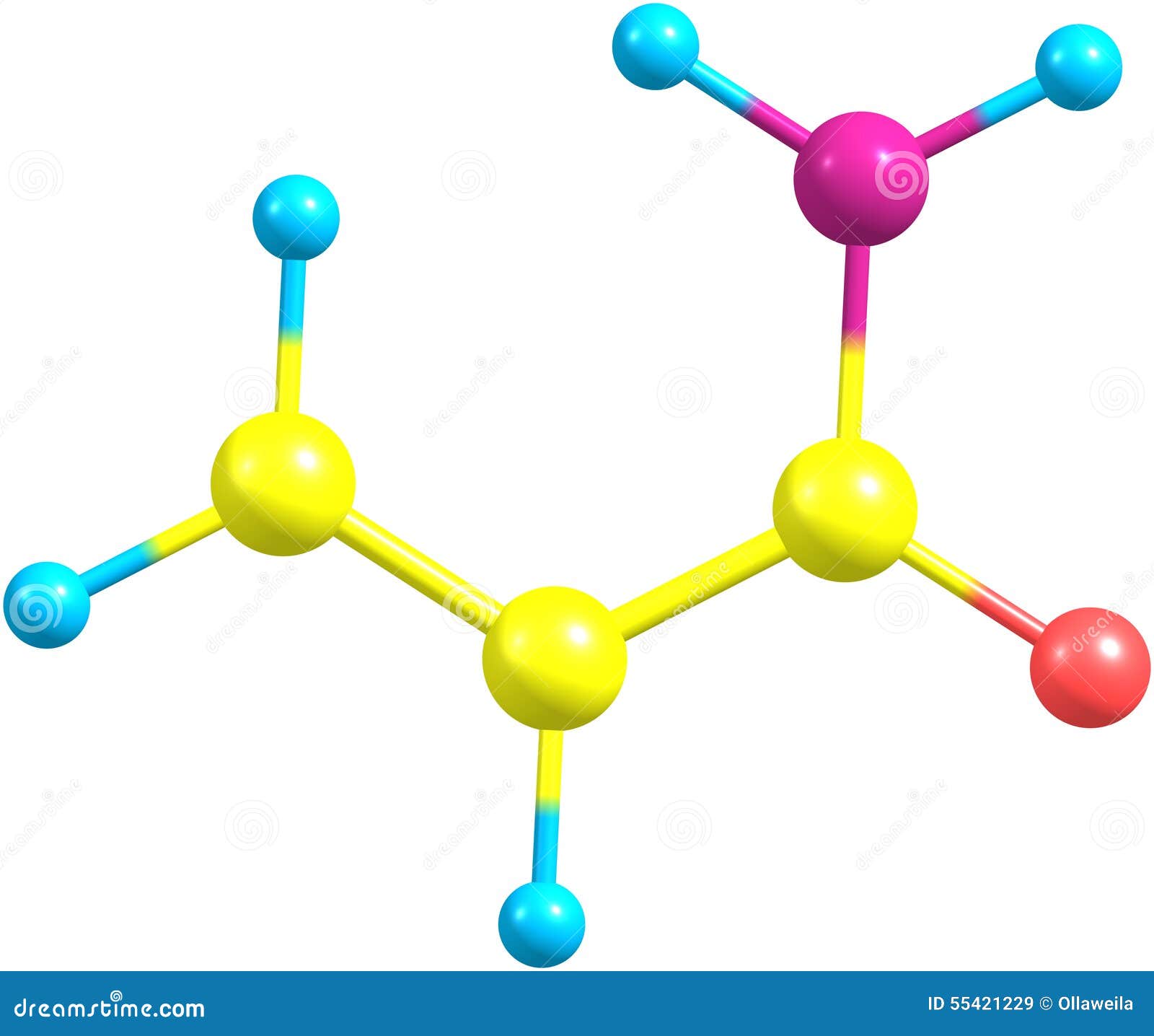 Acrylamide, ACR, Acrylic Amide Molecule. It Is As A Precursor To ...