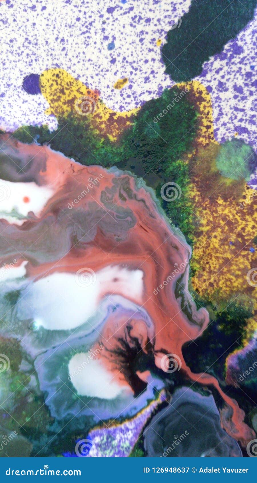 Acrylic abstract stock image. Image of painting, acrylic - 126948637