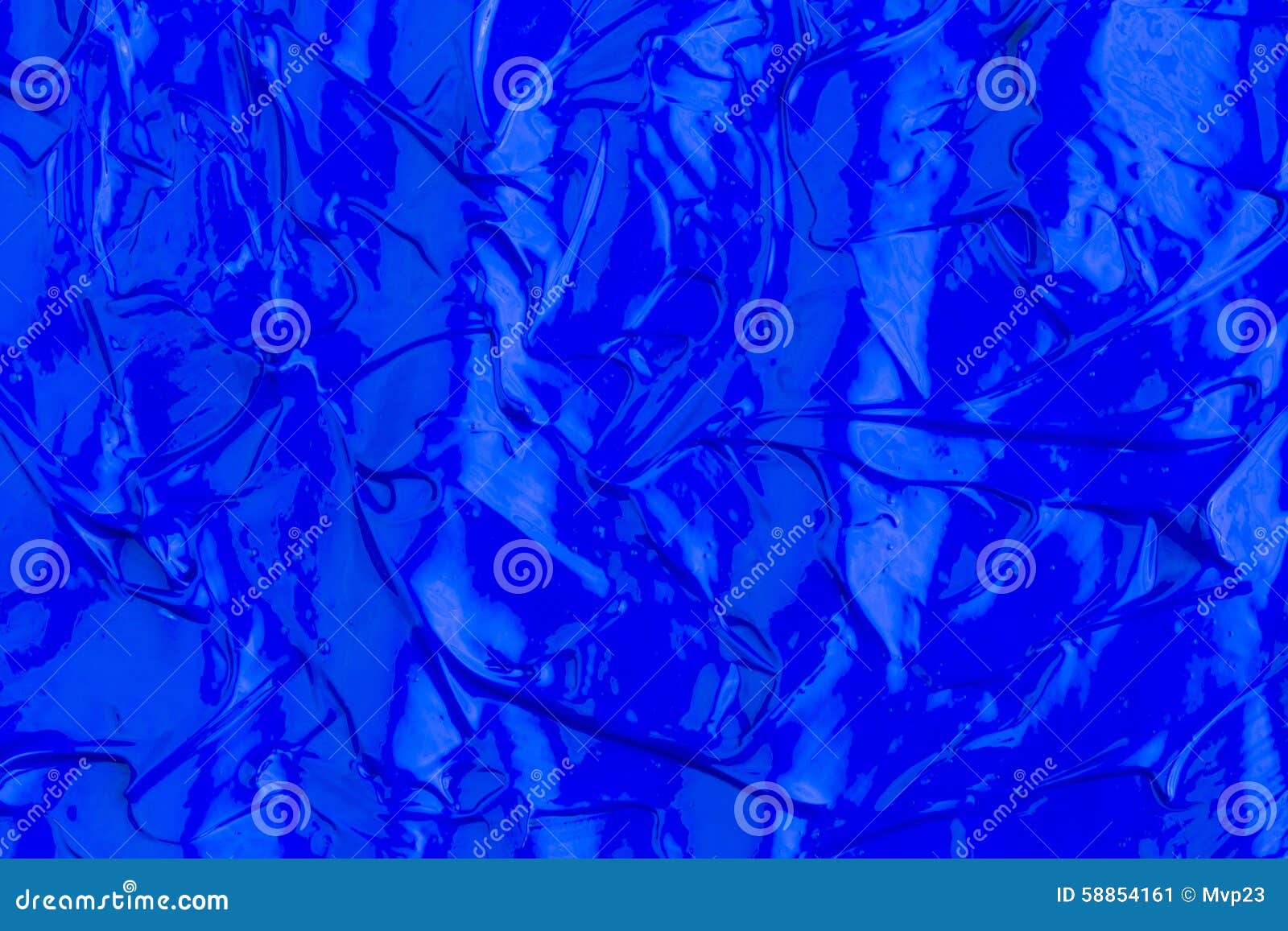 Acrylic blue paint stock image. Image of multicolor, canvas - 58854161