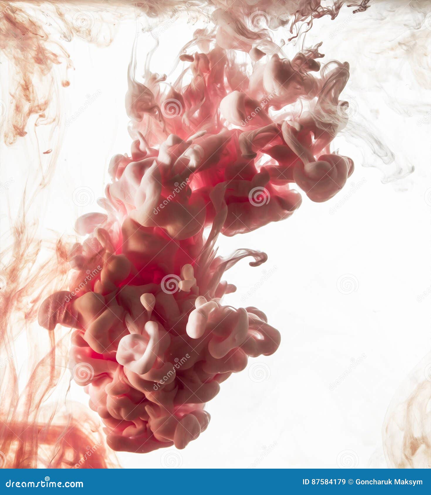 Acrylic Colors. Inks in Water Stock Image - Image of white, chemistry ...