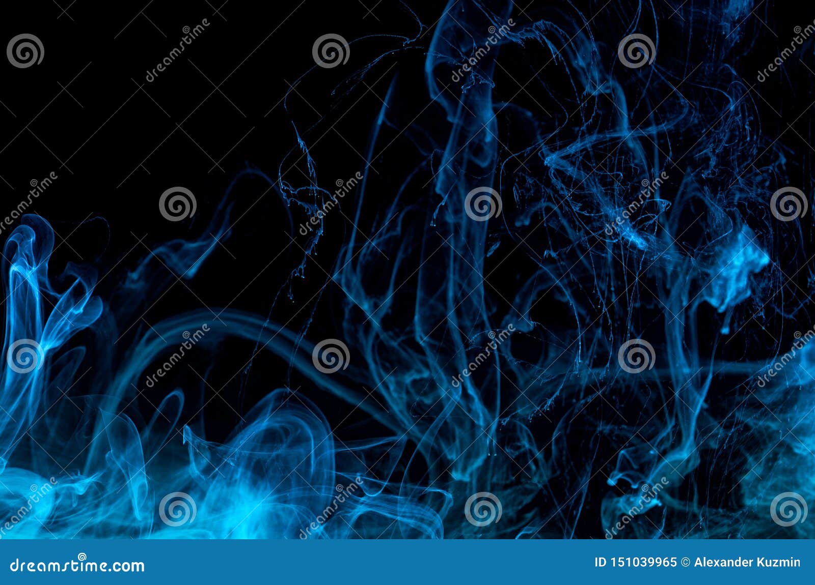 Acrylic Colors in Water. Ink Blot. Abstract Background Stock Image ...