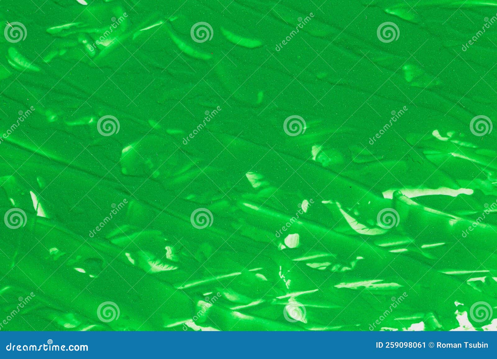 Acrylic Green Paint Texture Background Stock Image - Image of abstract ...