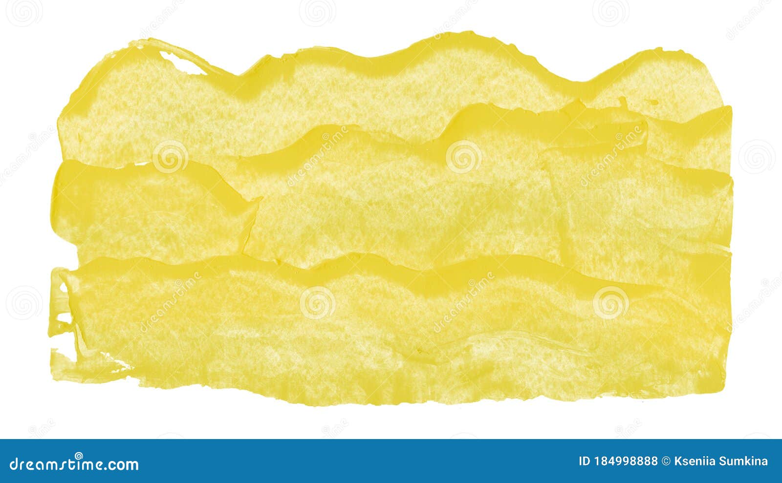 Acrylic Hand Drawn Abstract Yellow Wave Pattern Stock Photo - Image of ...