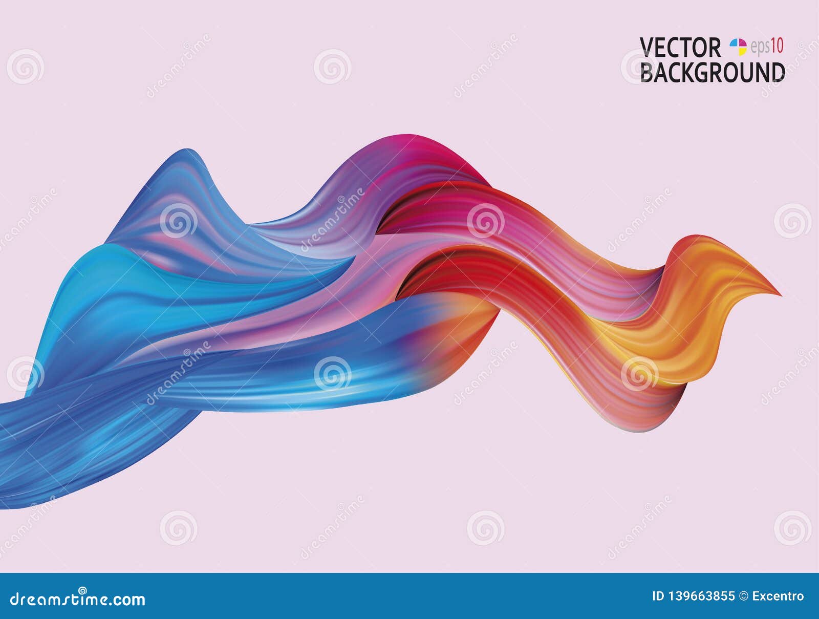 Acrylic paint stock vector. Illustration of banner, artistic - 139663855