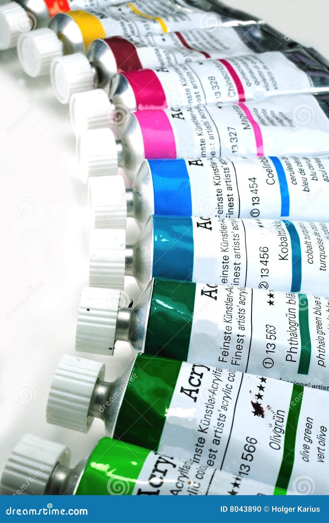 Acrylic painting colors stock photo. Image of paint, light - 8043890