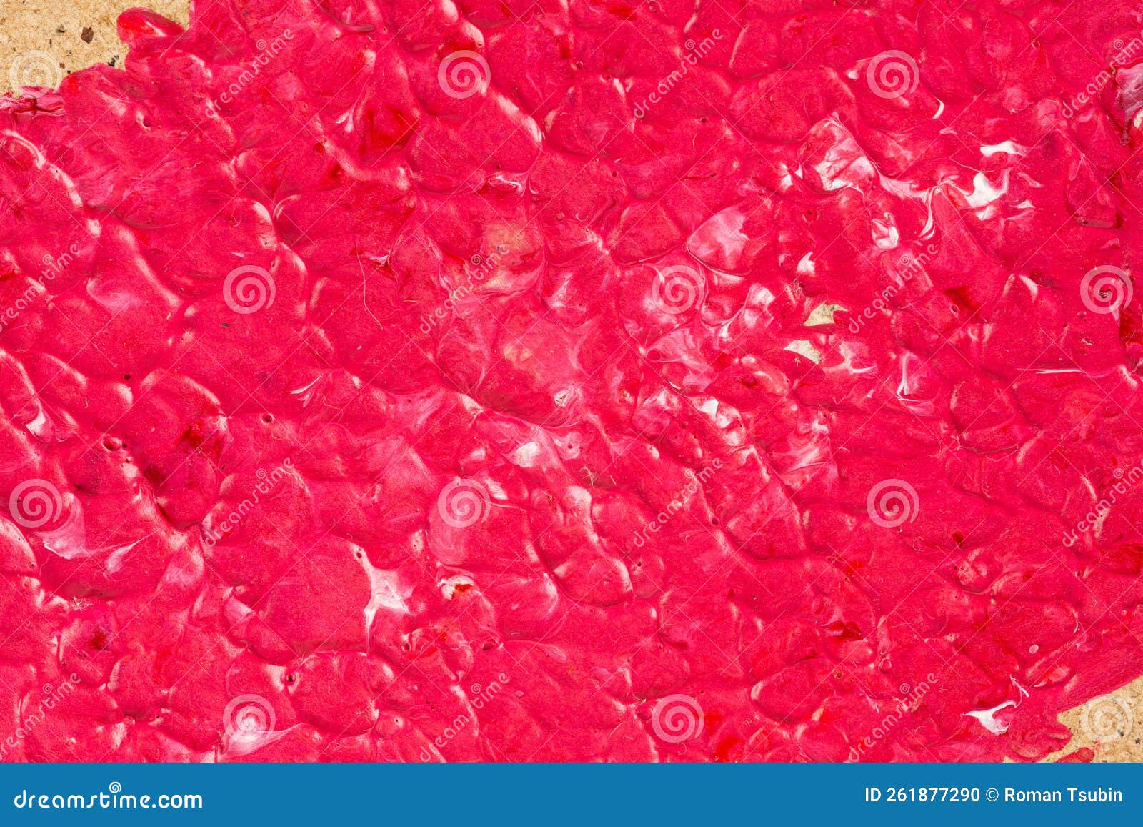 Acrylic Pink Paint Texture Background on Cardboard Stock Photo - Image ...