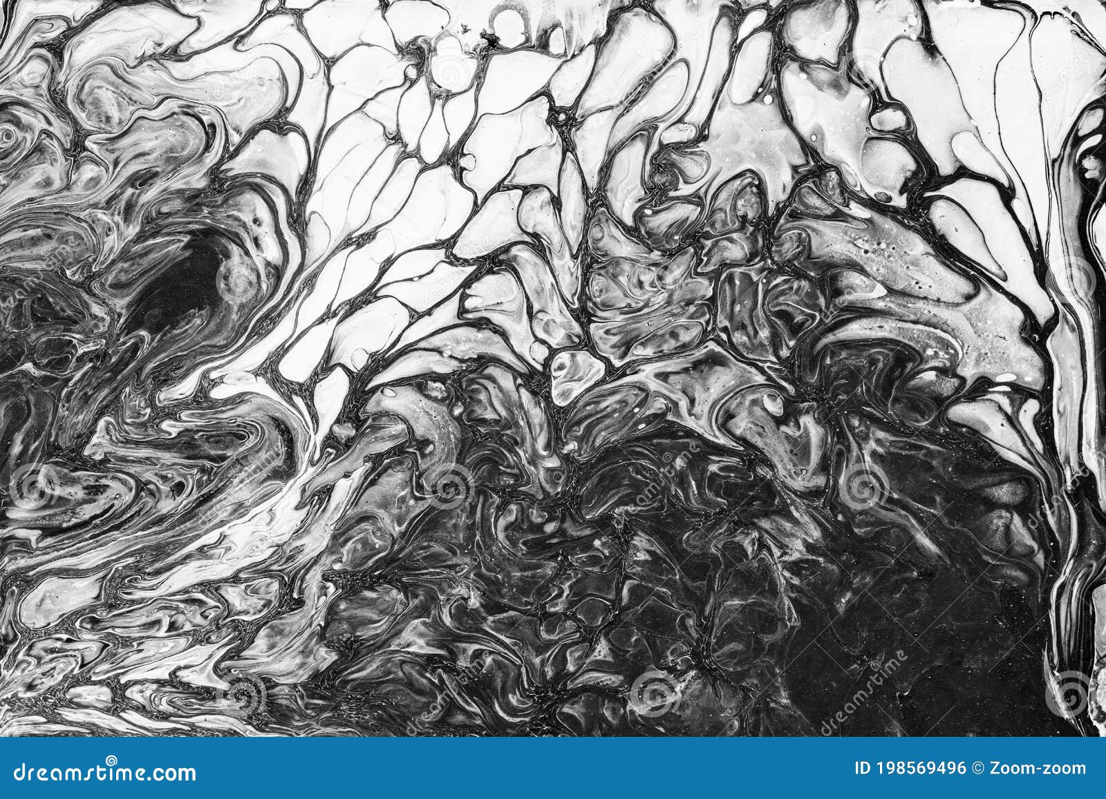 Acrylic Pouring, Metallic Texture, Black And Gold Stock Photography ...