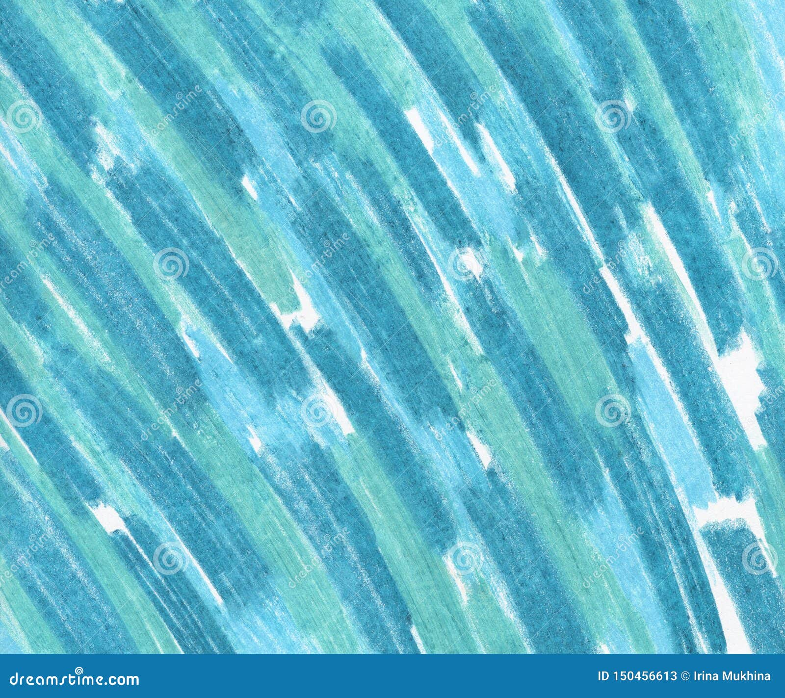 Acrylic Texture, Blue Handmade Background for Print Stock Image - Image ...