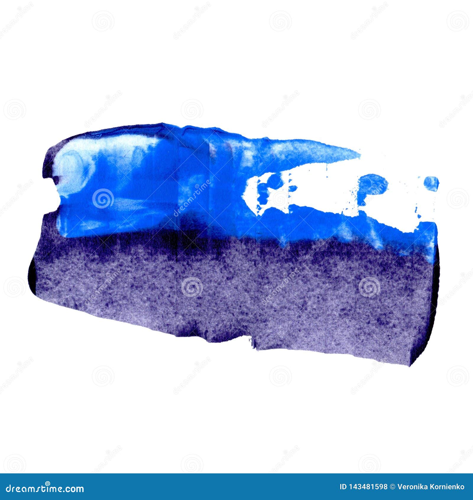 Acrylic Textured Blue and Violet Isolated Background Stock Illustration ...