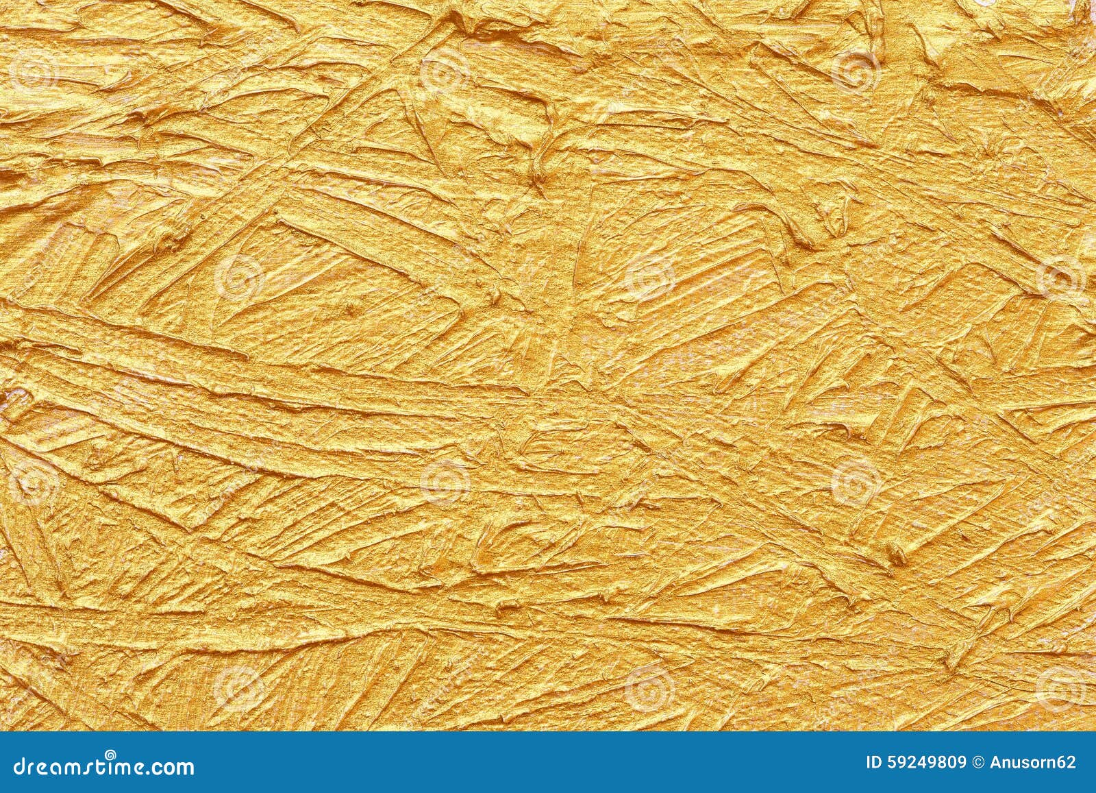 Acrylic Textured Gold Paint Abstract Stock Image - Image of white ...