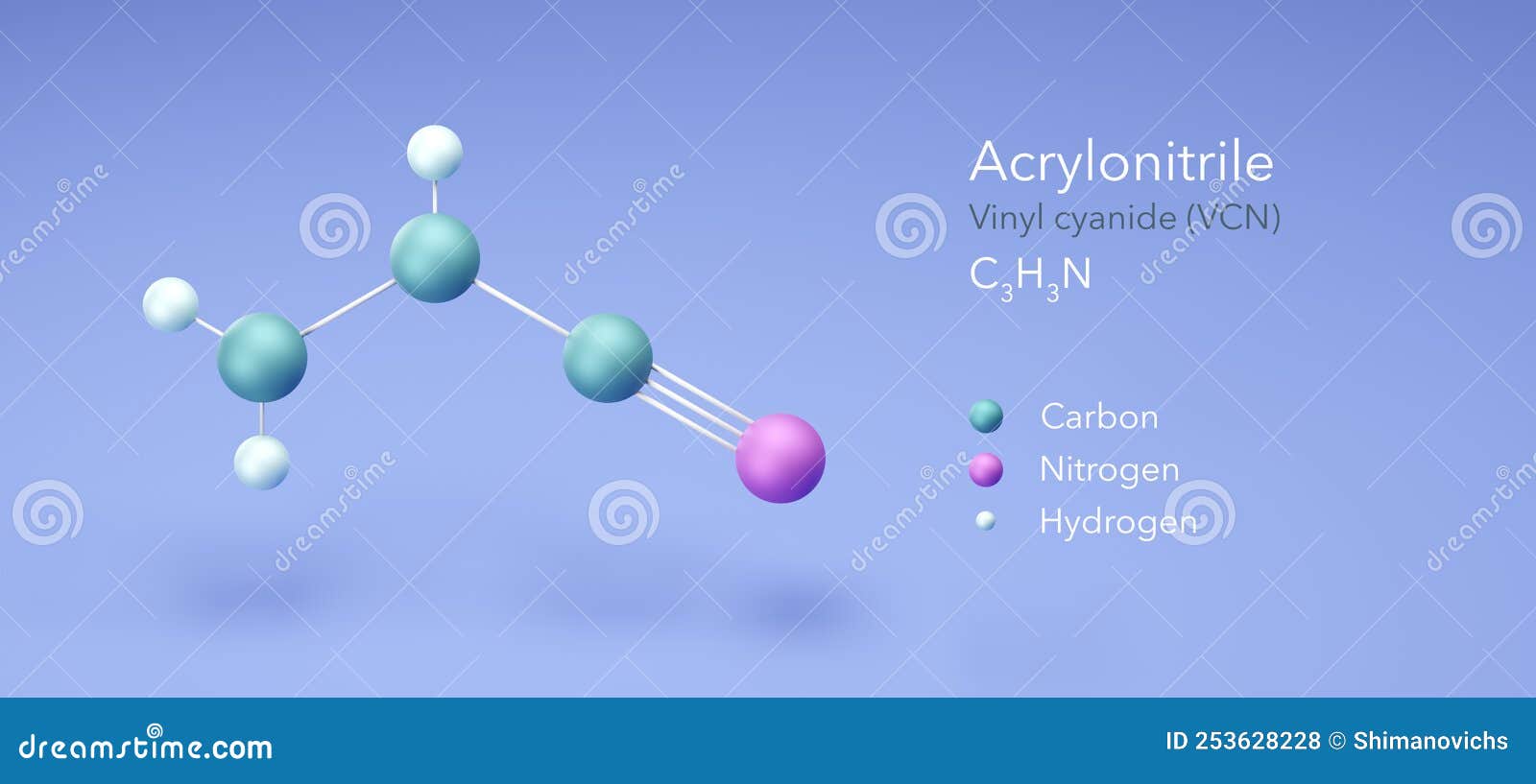 Cyanide Ion, Molecular Structures, 3d Model, Structural Chemical ...