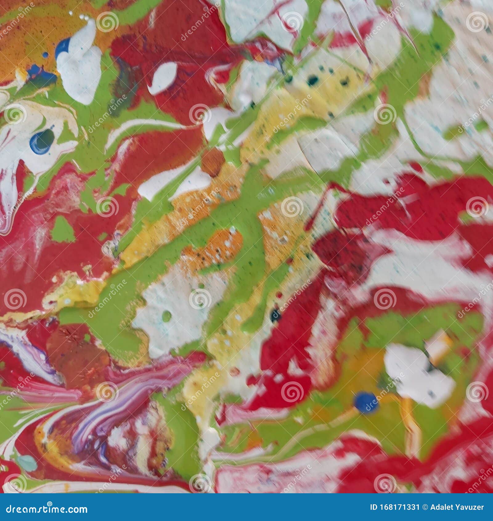 Acryluc Pouring Abstract Design Paintings for Texture Stock Image ...