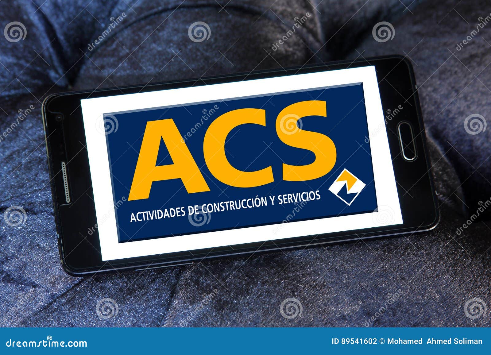 Acs Construction Group Logo Editorial Photography - Image of icons ...