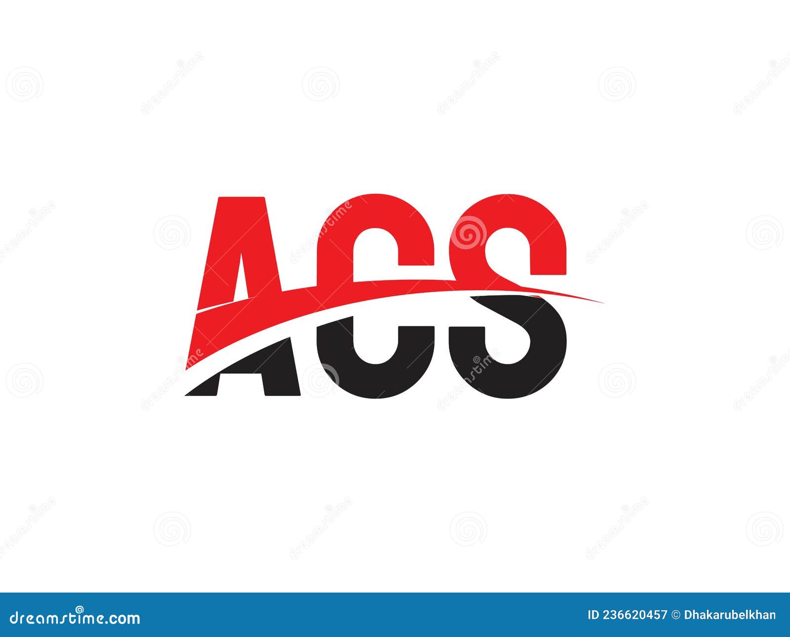 ACS Letter Initial Logo Design Vector Illustration Stock Vector ...