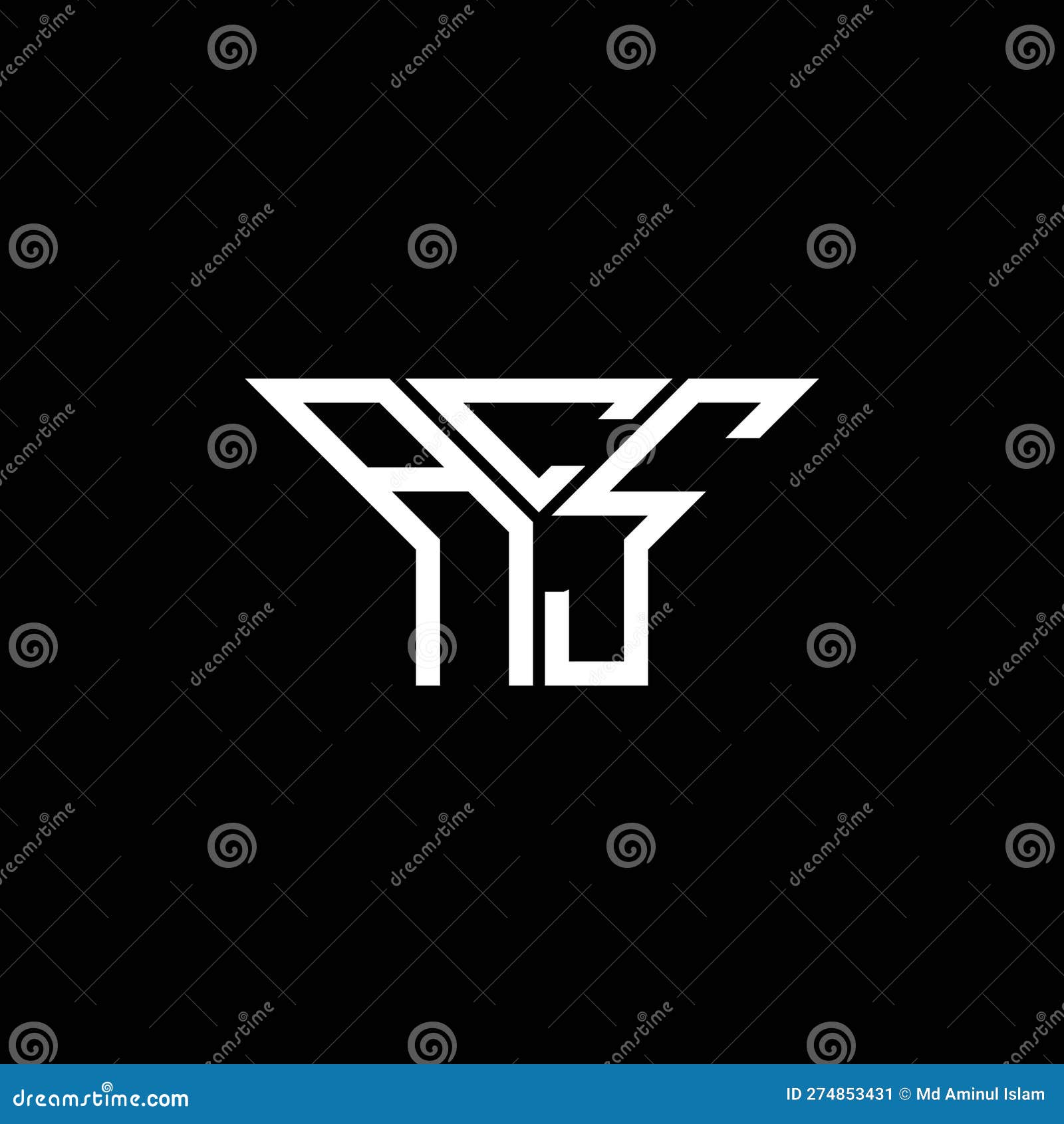 ACS Letter Logo Creative Design with Vector Graphic, ACS Stock Vector ...