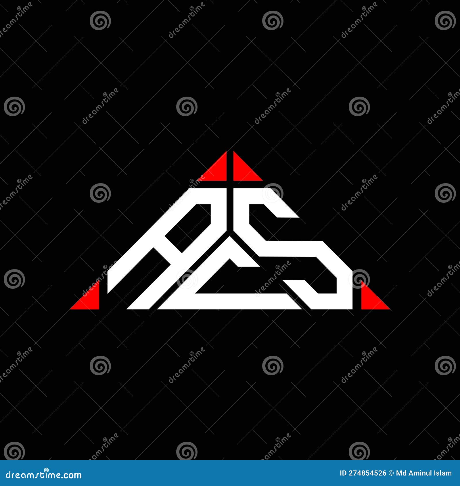 ACS Letter Logo Creative Design with Vector Graphic, ACS Stock Vector ...