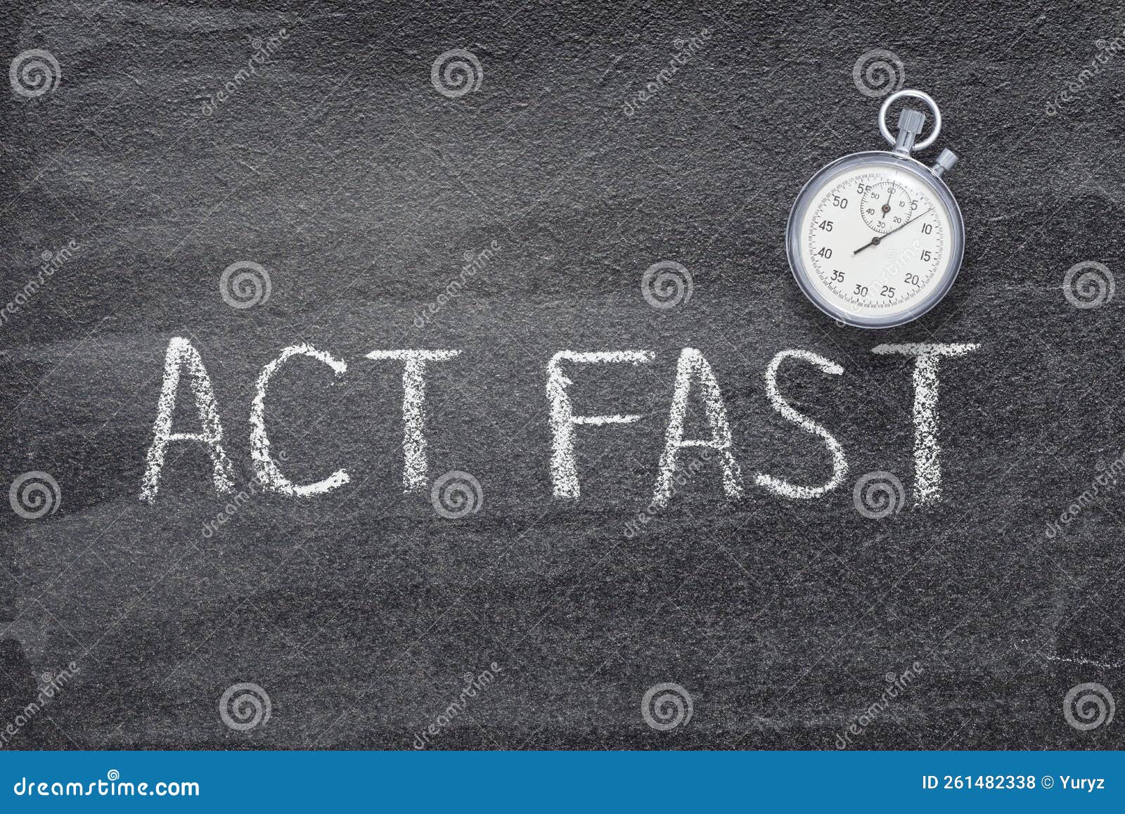 Act fast watch stock photo. Image of symbol, decision - 261482338