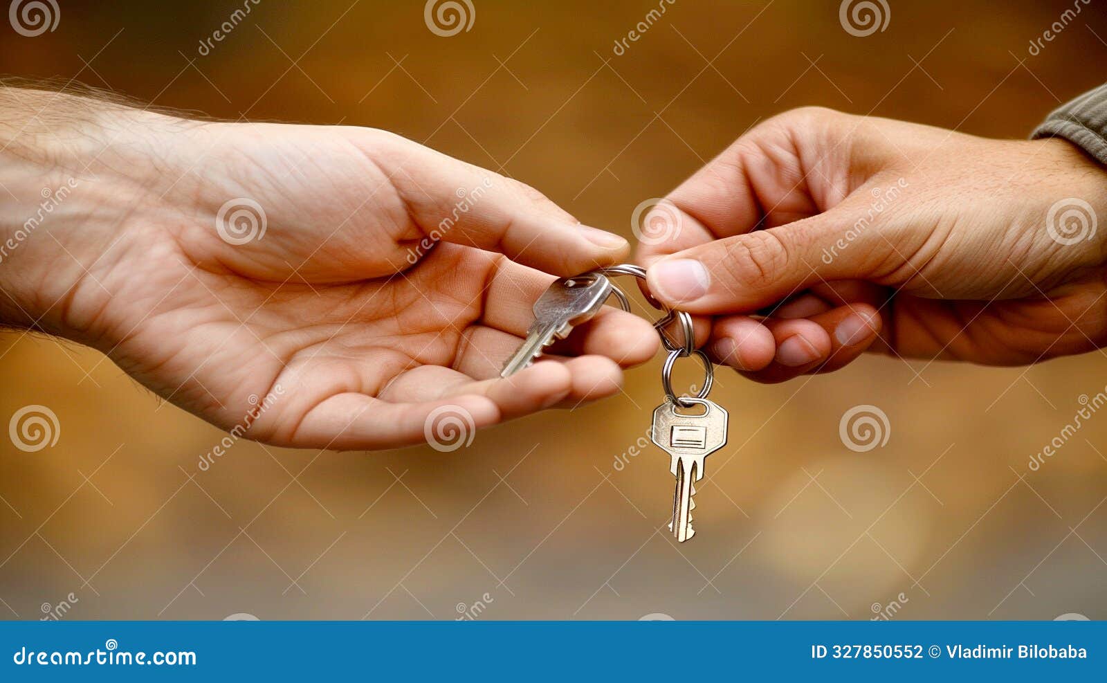 The Act of Giving the Keys To Someone Else Stock Illustration ...