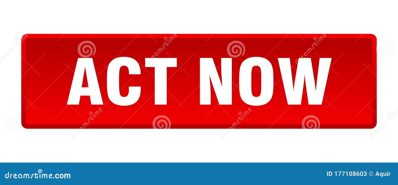 Act Now Button. Act Now Square Isolated Push Button Stock Vector ...