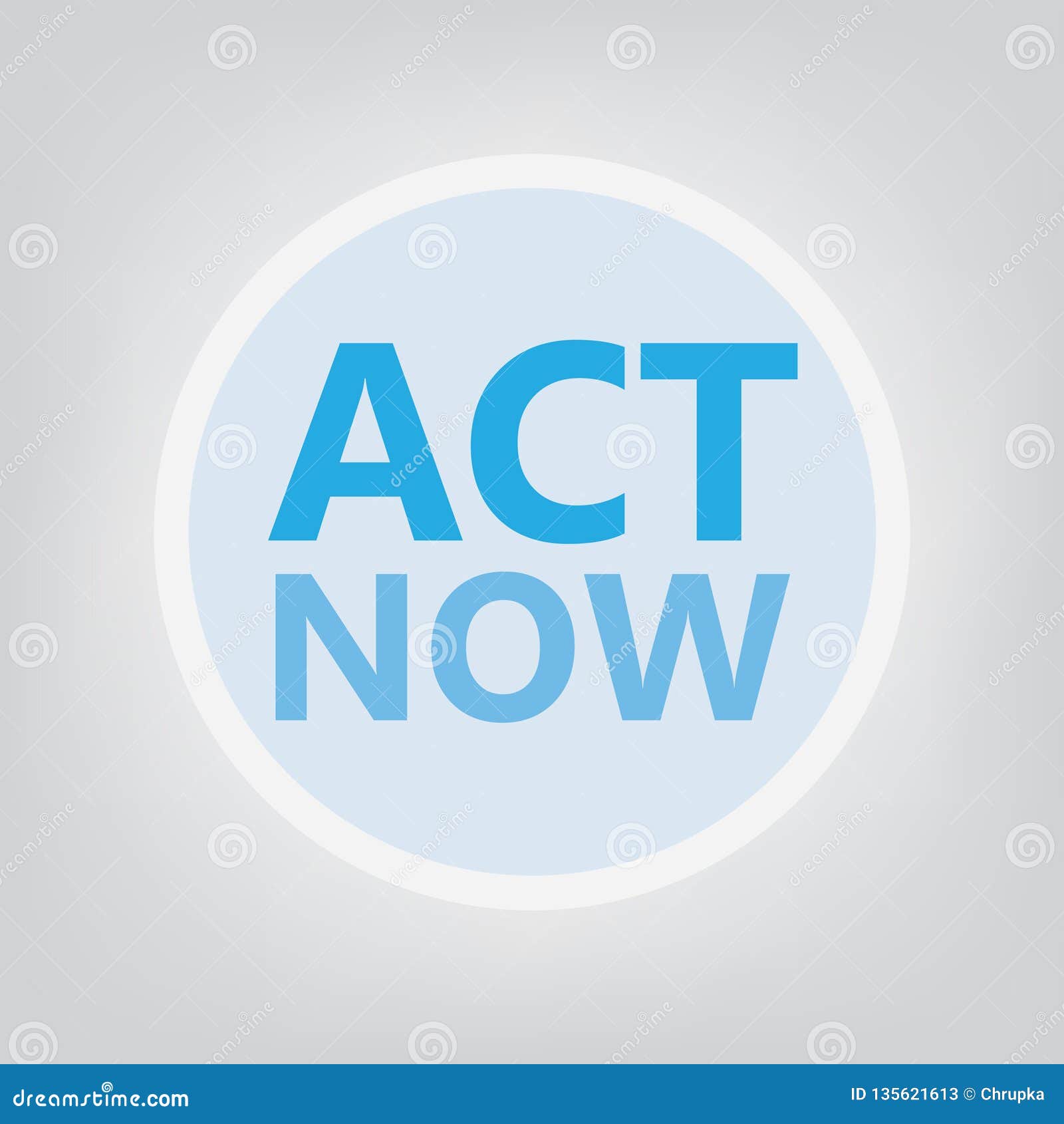 Act now concept stock vector. Illustration of procedure - 135621613