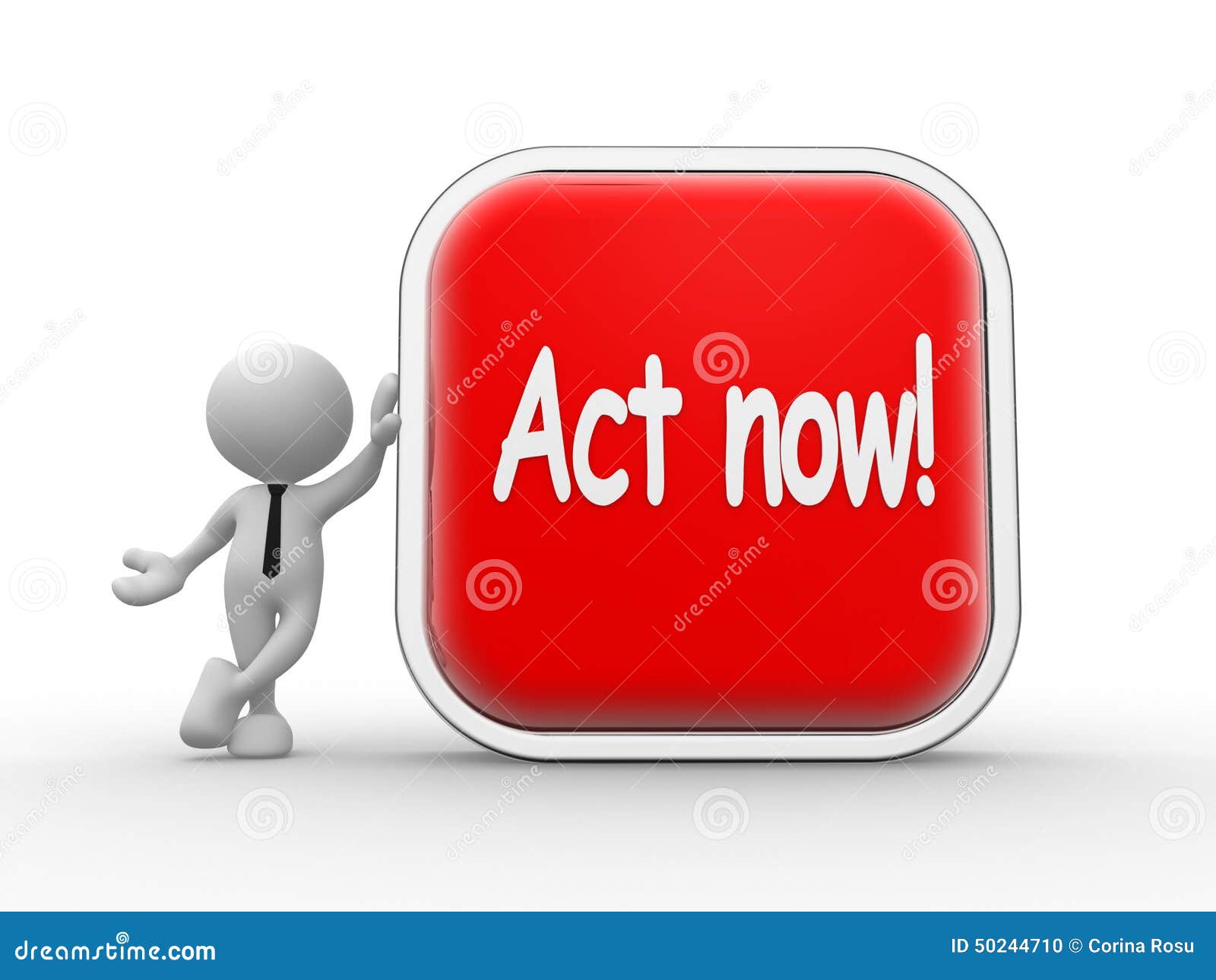 Act now! stock illustration. Illustration of symbol, start - 50244710