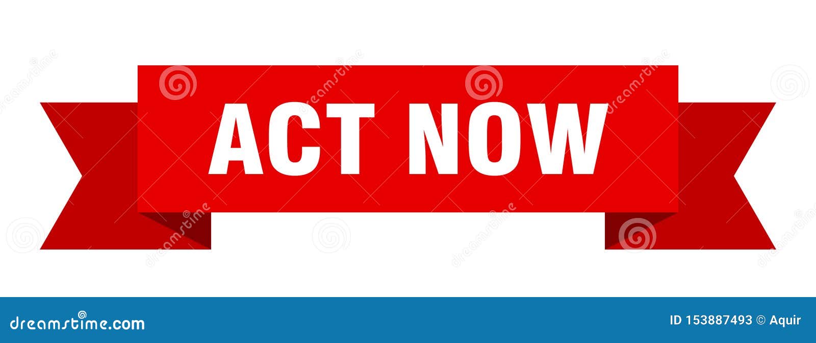 Act now ribbon. stock vector. Illustration of ribbon - 153887493