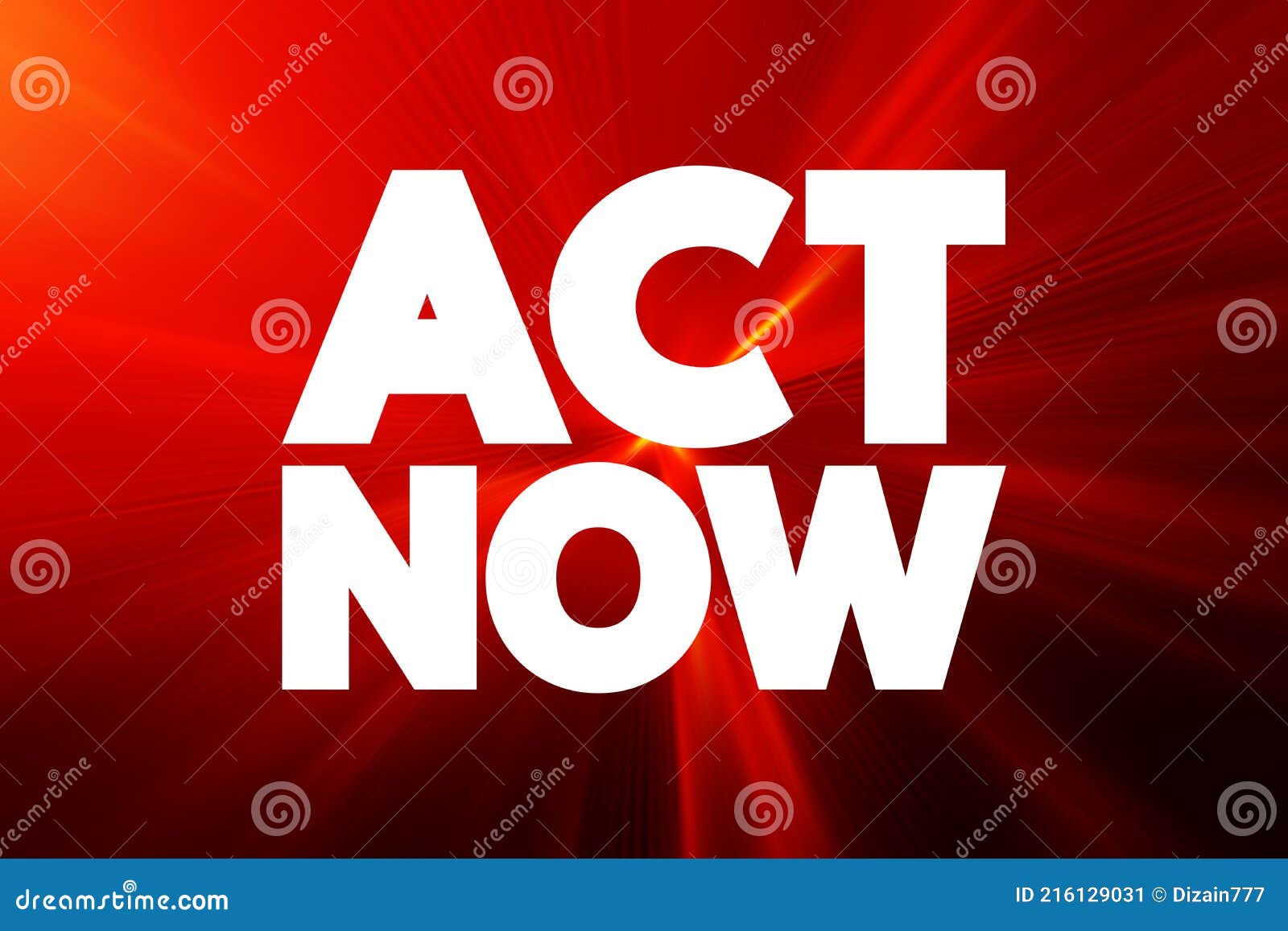 Act Now Text Quote Concept Background Stock Abbildung - Illustration ...