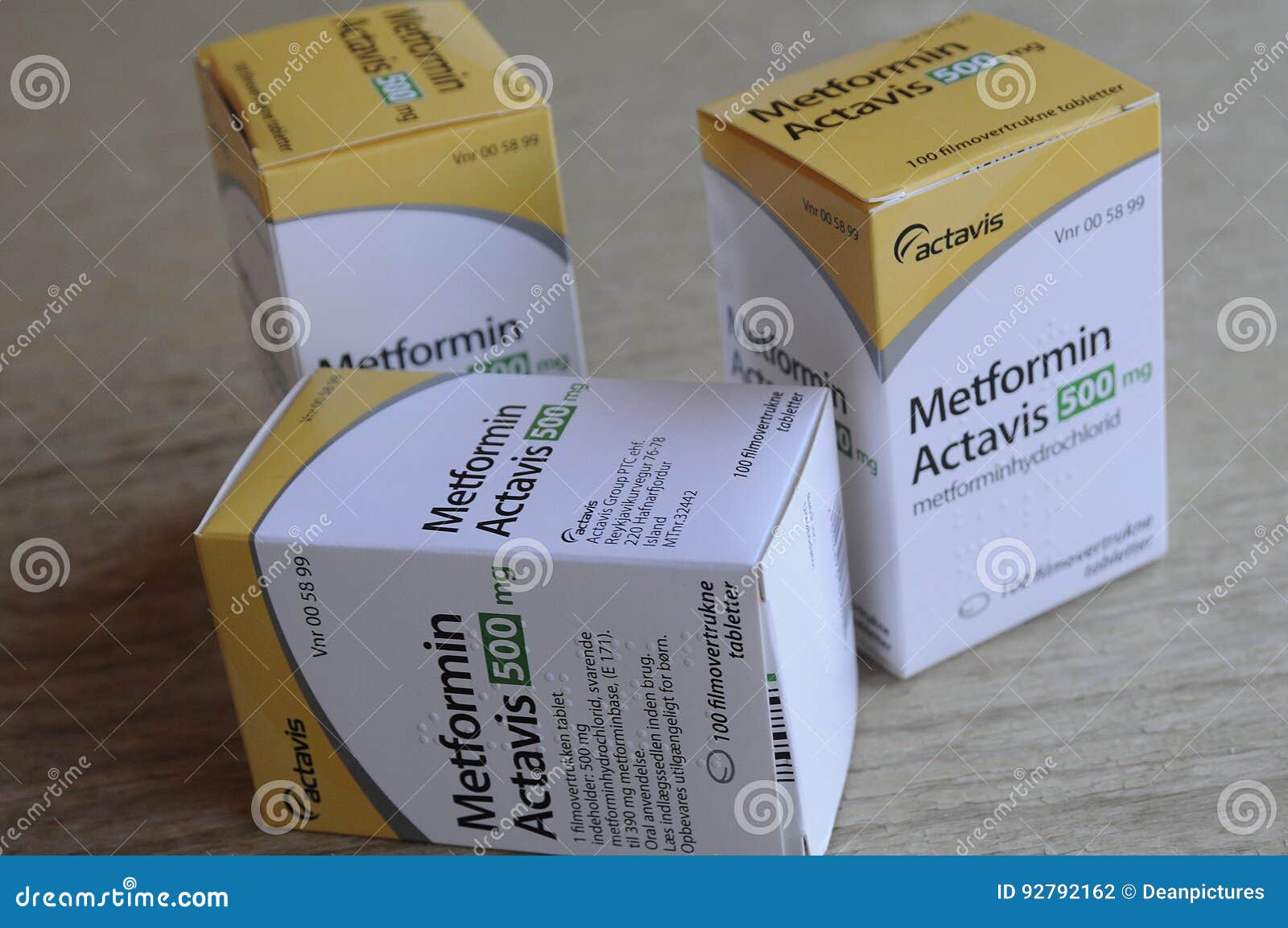 Actavis De Metformin De La Medicina De Diabites Fotografía editorial ...
