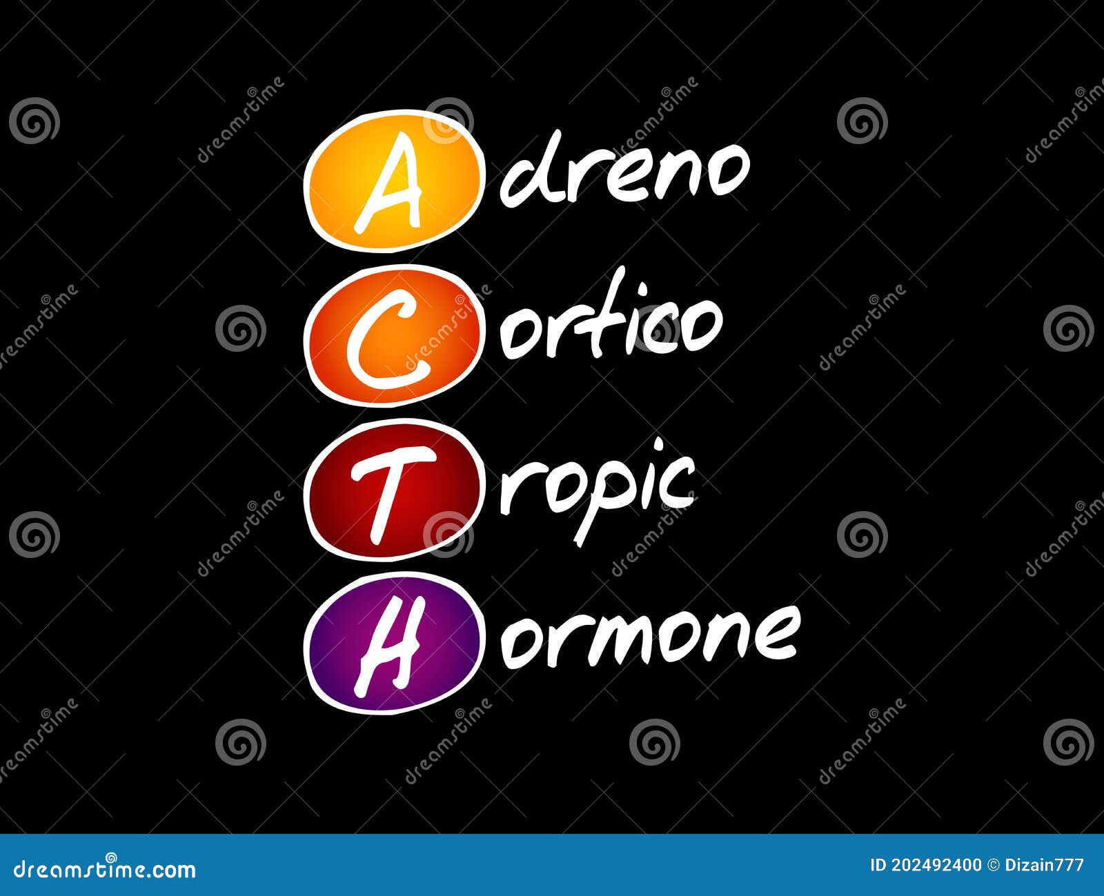 ACTH Adrenocorticotropic Hormone - Polypeptide Tropic Hormone Produced ...