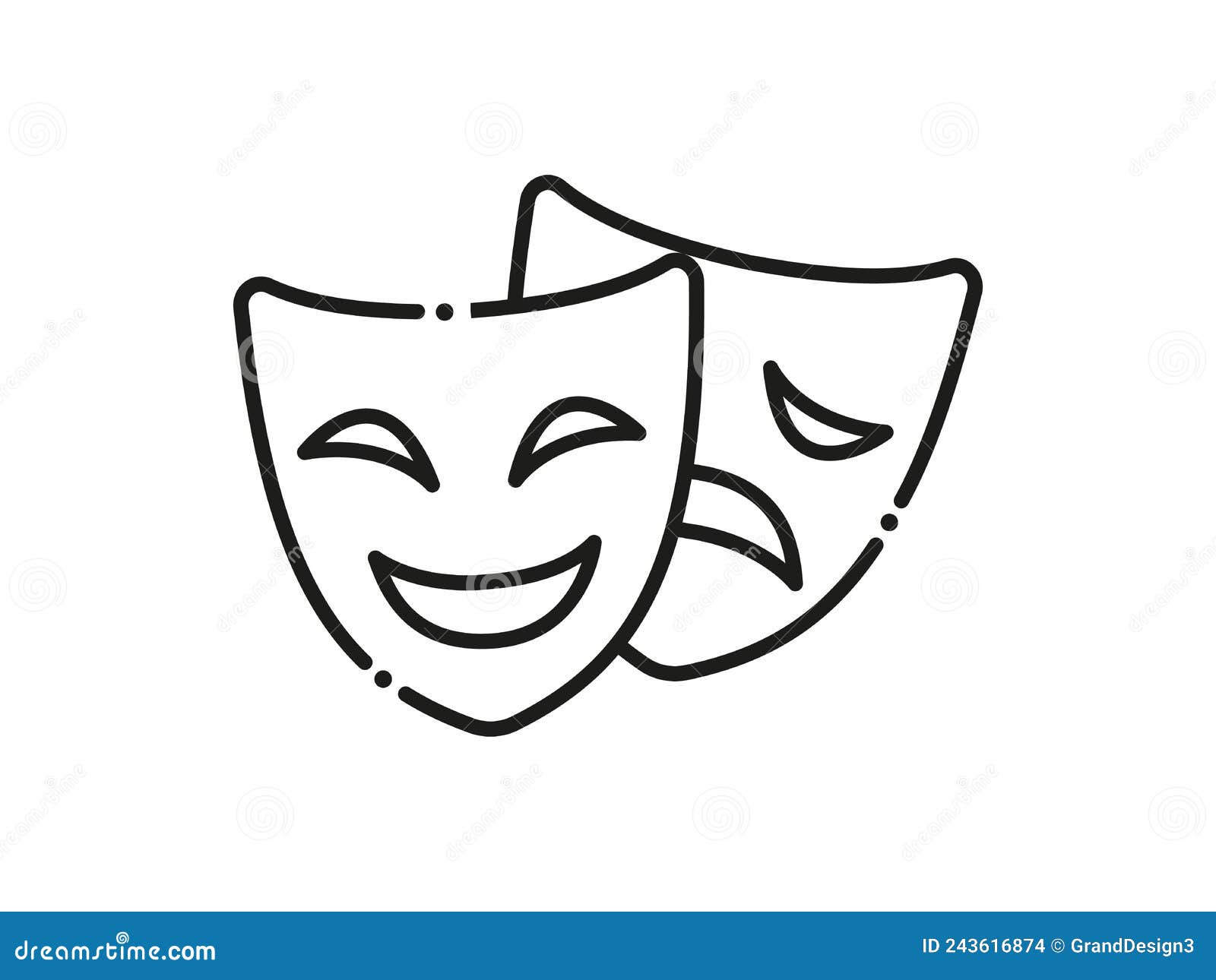 Acting Linear Icon. Modern Outline Acting Logo Concept On White Vector ...