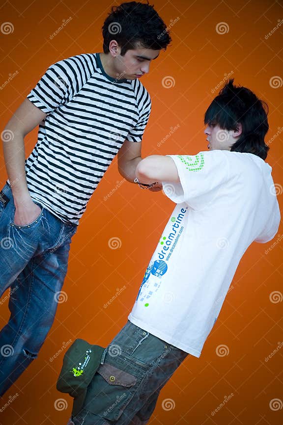 Acting Tough stock photo. Image of males, teens, boys - 1958382