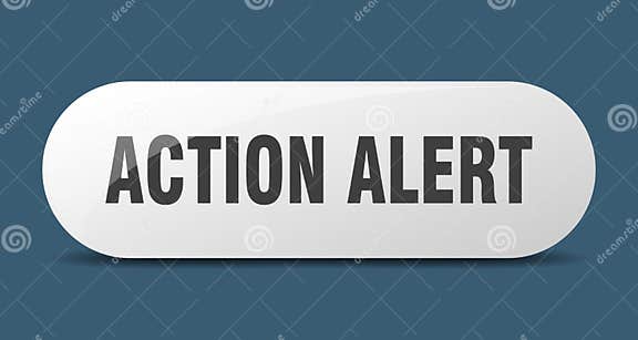 Action Alert Button. Action Alert Sign. Key. Push Button Stock Vector ...