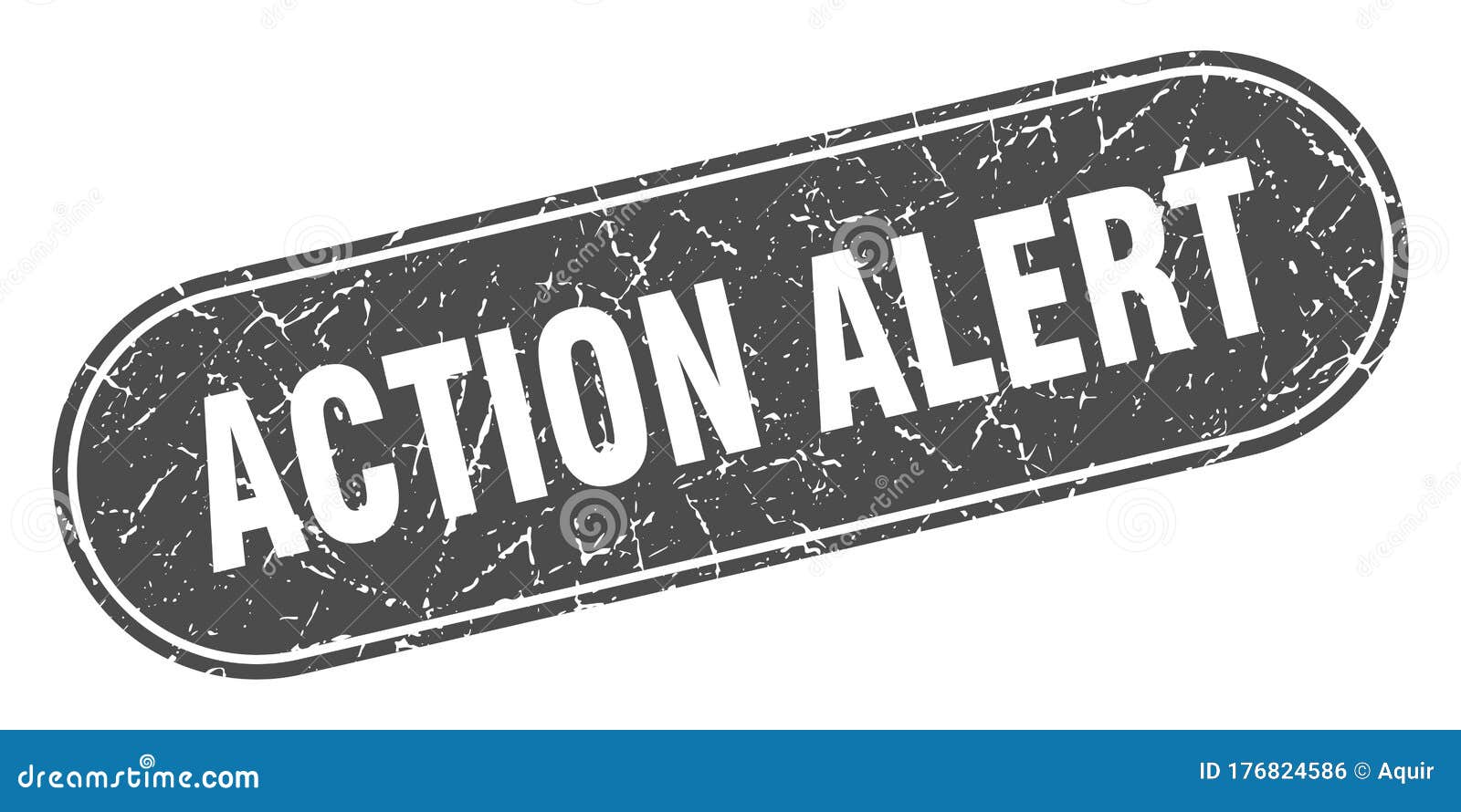 Action Alert Sign. Action Alert Grunge Stamp Stock Vector ...