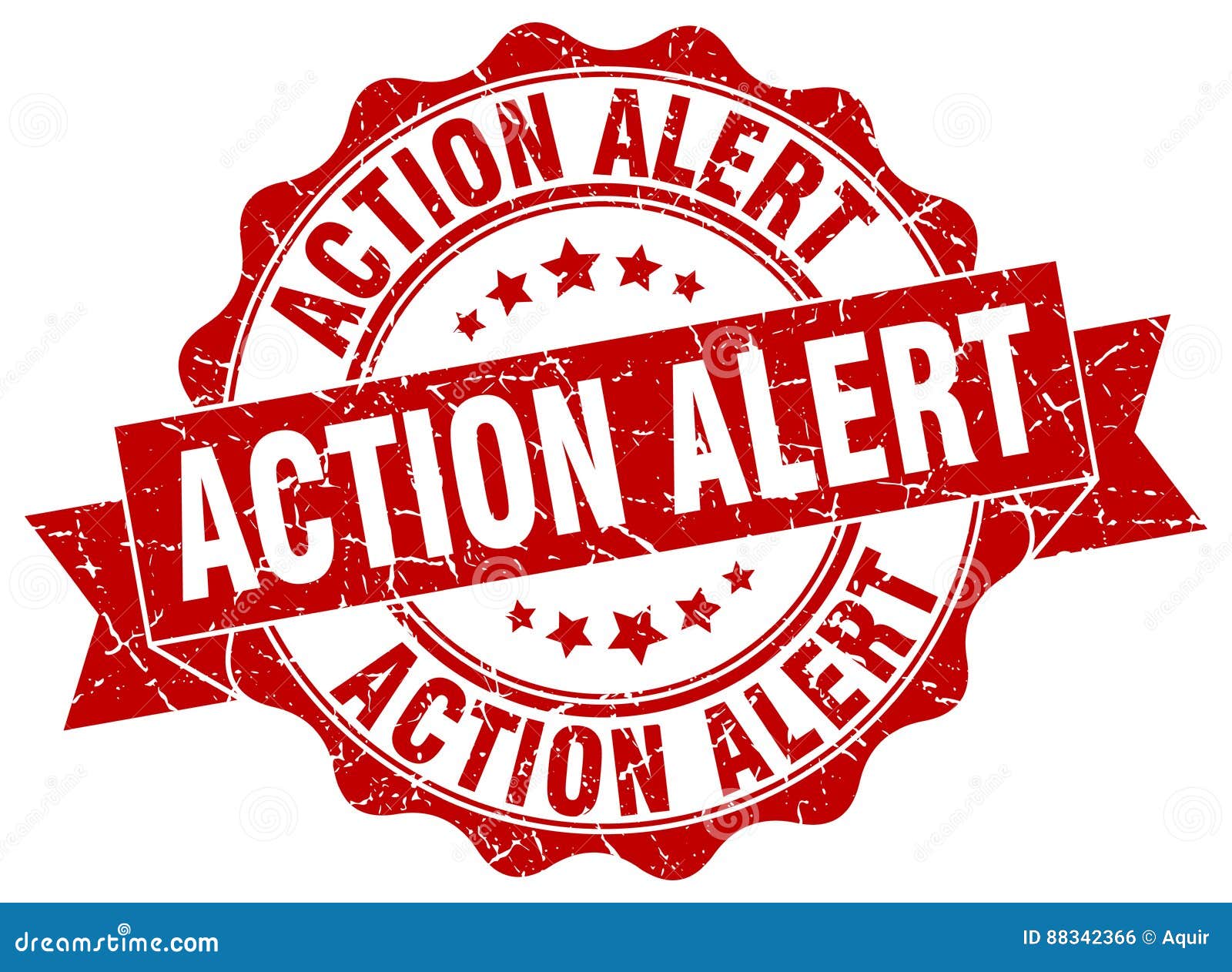 Action alert stamp stock vector. Illustration of isolated - 88342366
