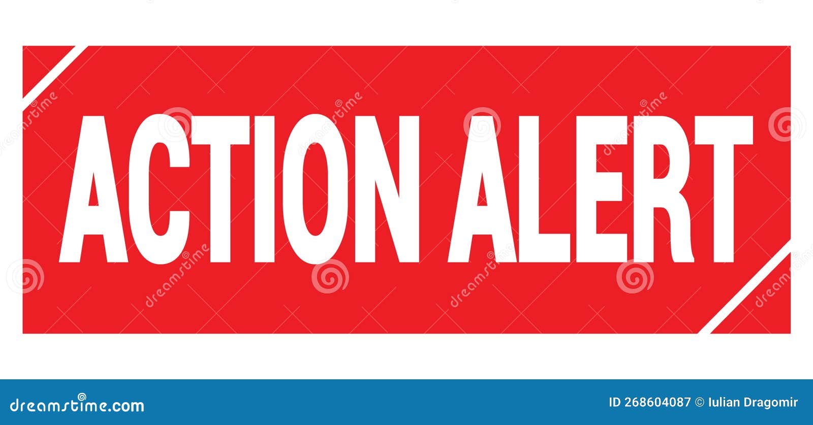ACTION ALERT Text Written on Red Stamp Sign Stock Illustration ...