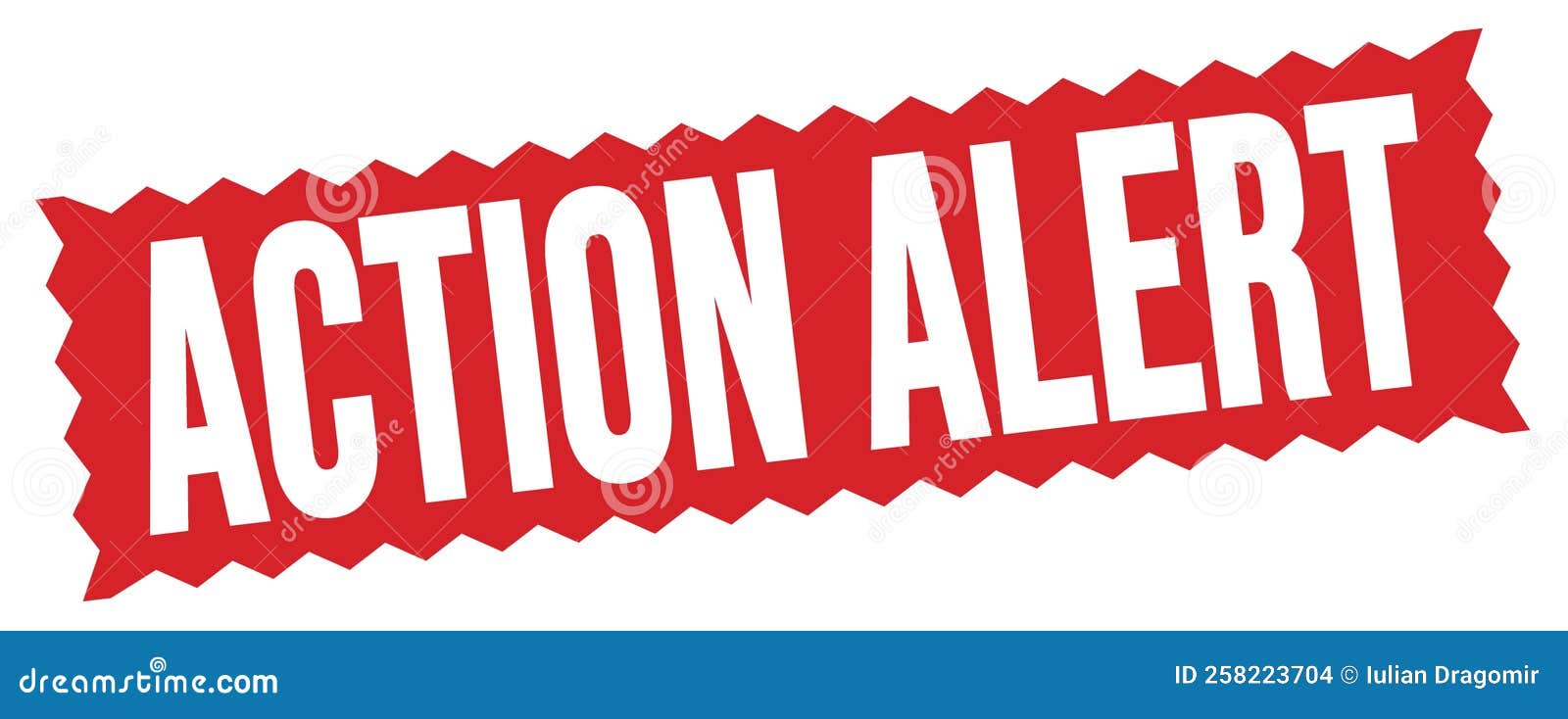 ACTION ALERT Text Written on Red Stamp Sign Stock Illustration ...