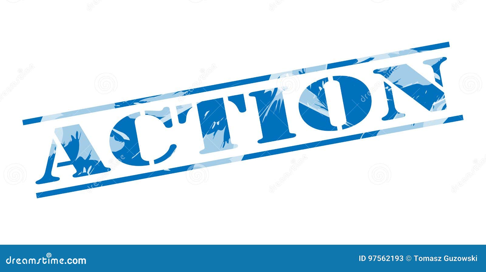 Action blue stamp stock illustration. Illustration of blue - 97562193