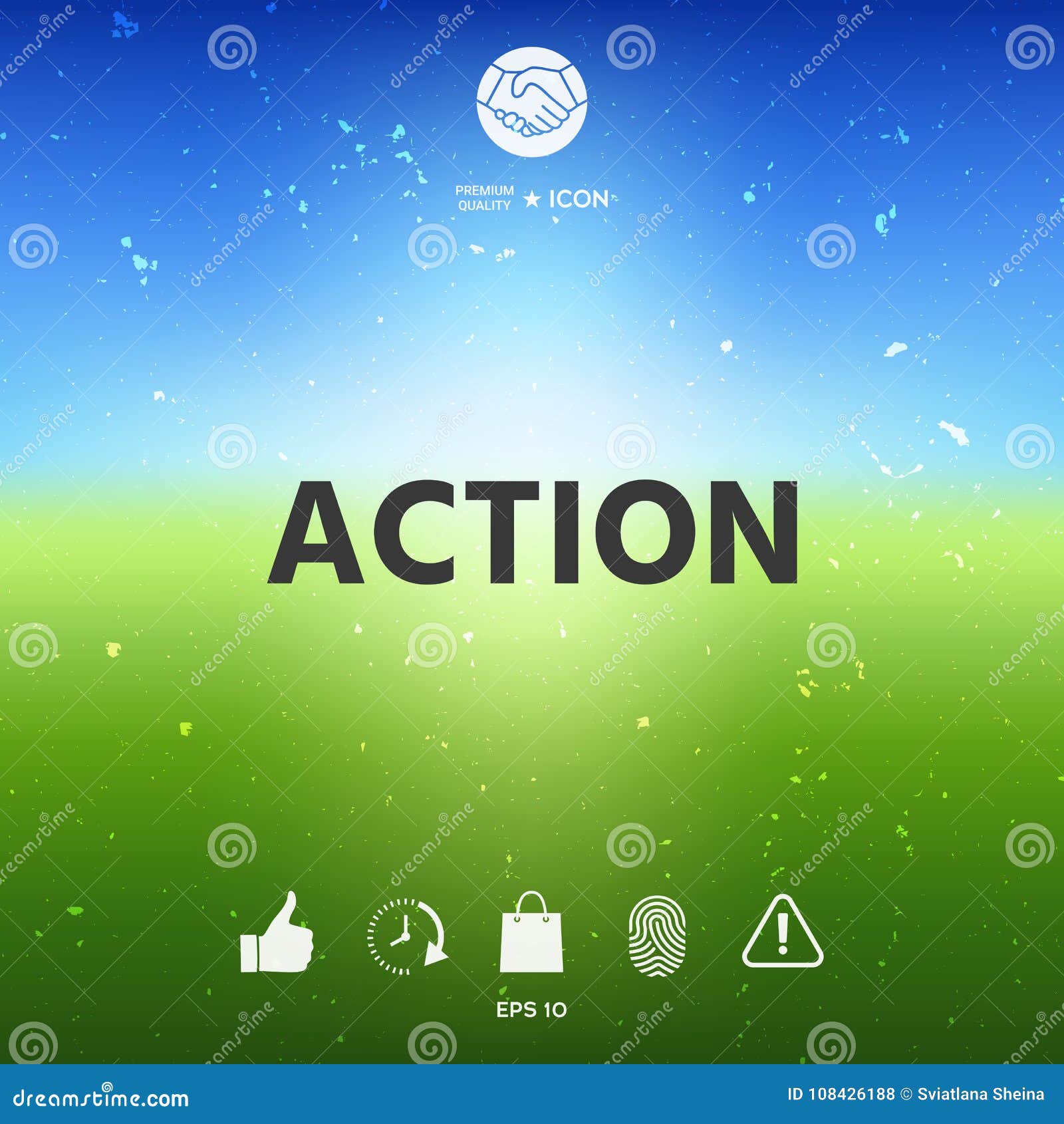 Action button symbol stock vector. Illustration of icon - 108426188