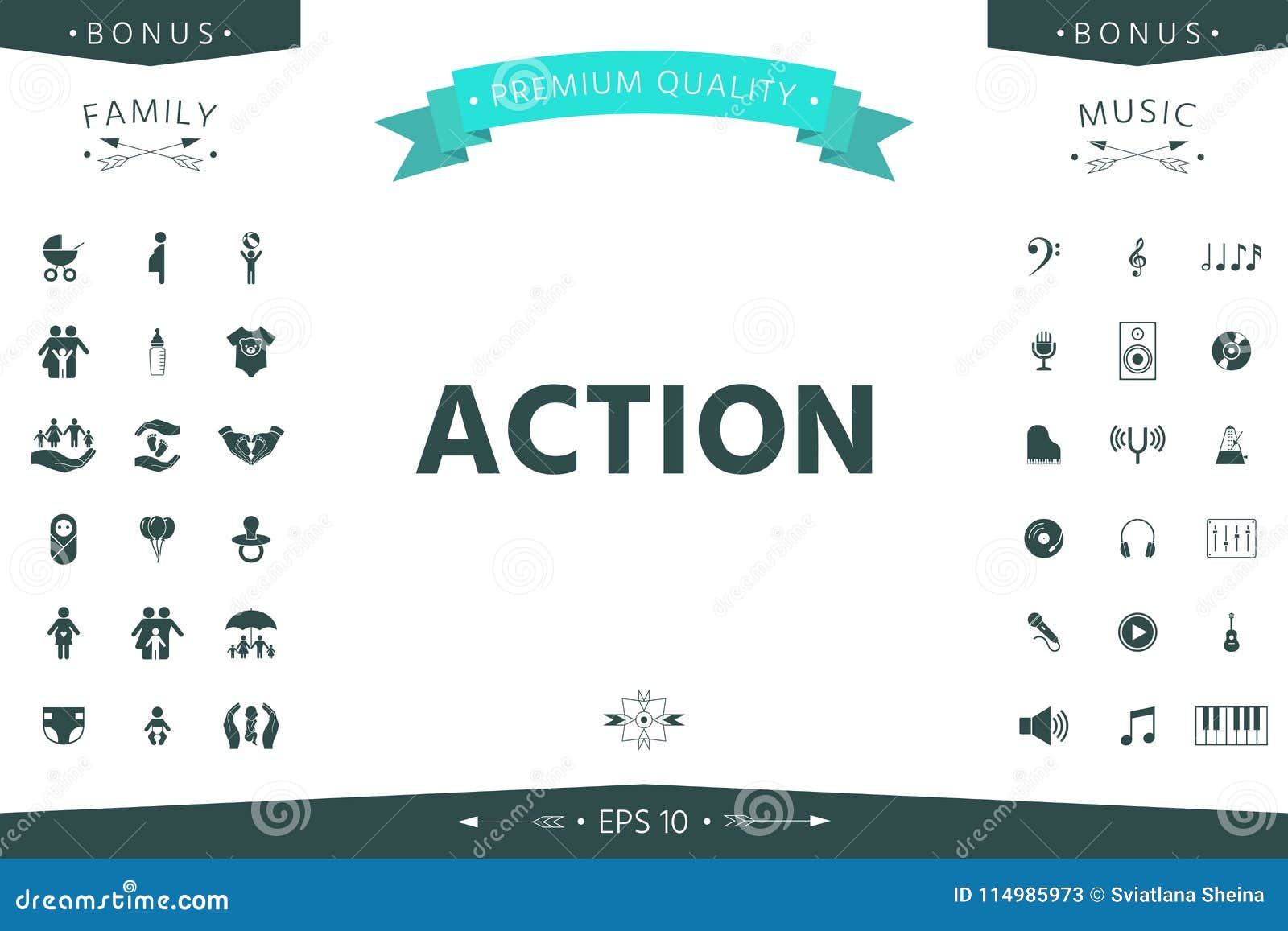 Action button symbol stock vector. Illustration of sign - 114985973