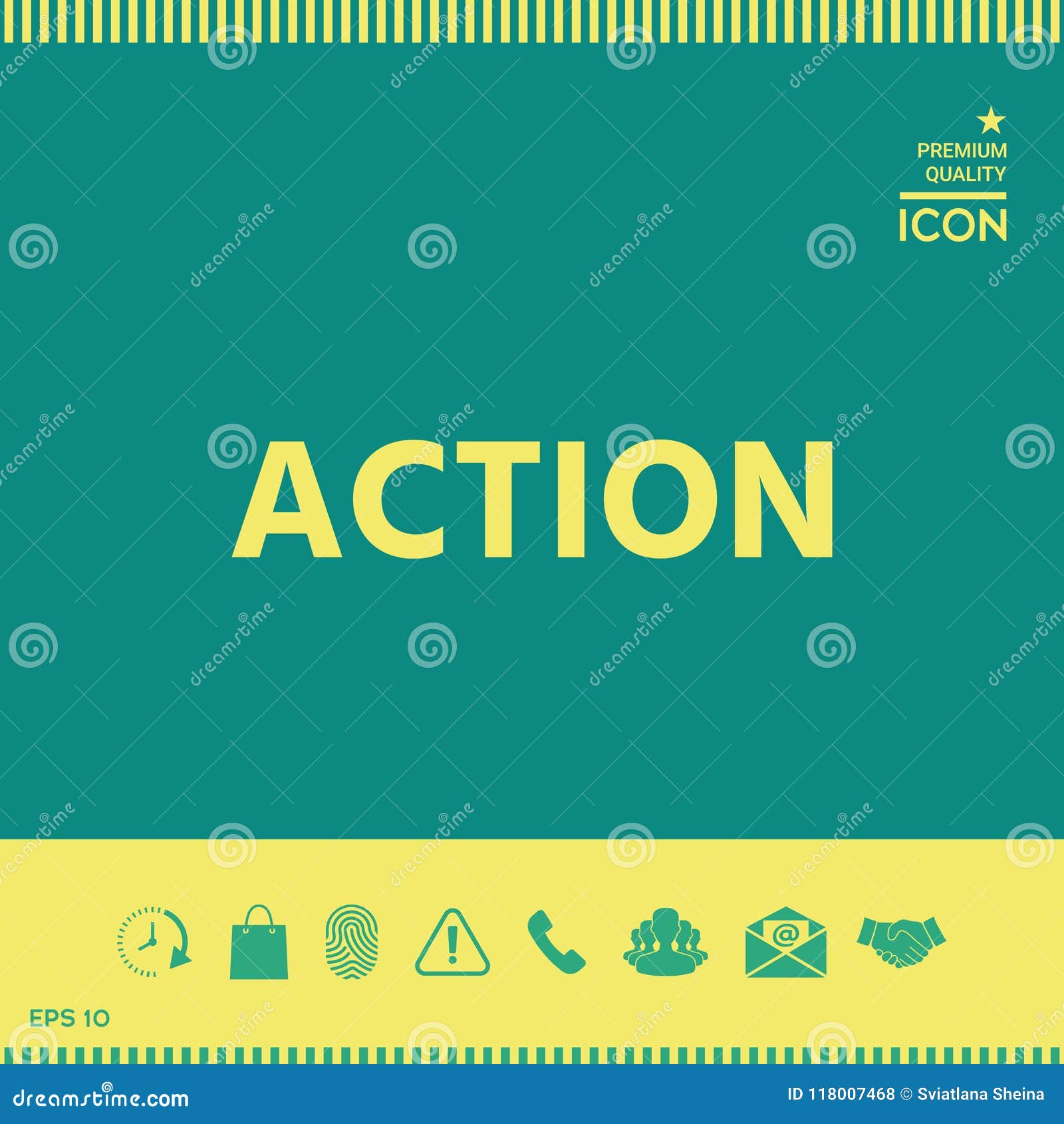 Action button symbol stock vector. Illustration of isolated - 118007468