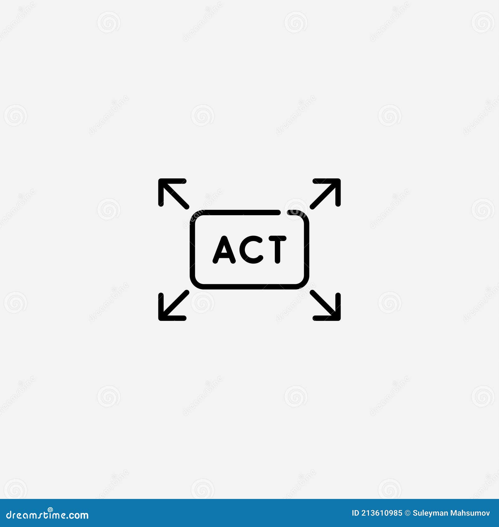 Action Button Vector Icon Sign Symbol Stock Vector - Illustration of ...