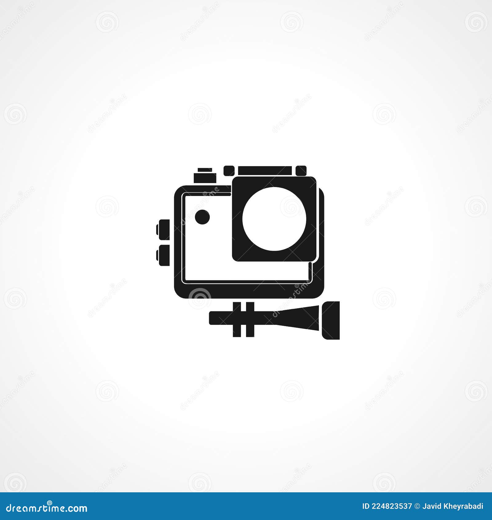 Action Camera Icon. Action Camera Isolated Vector Icon Stock Vector ...