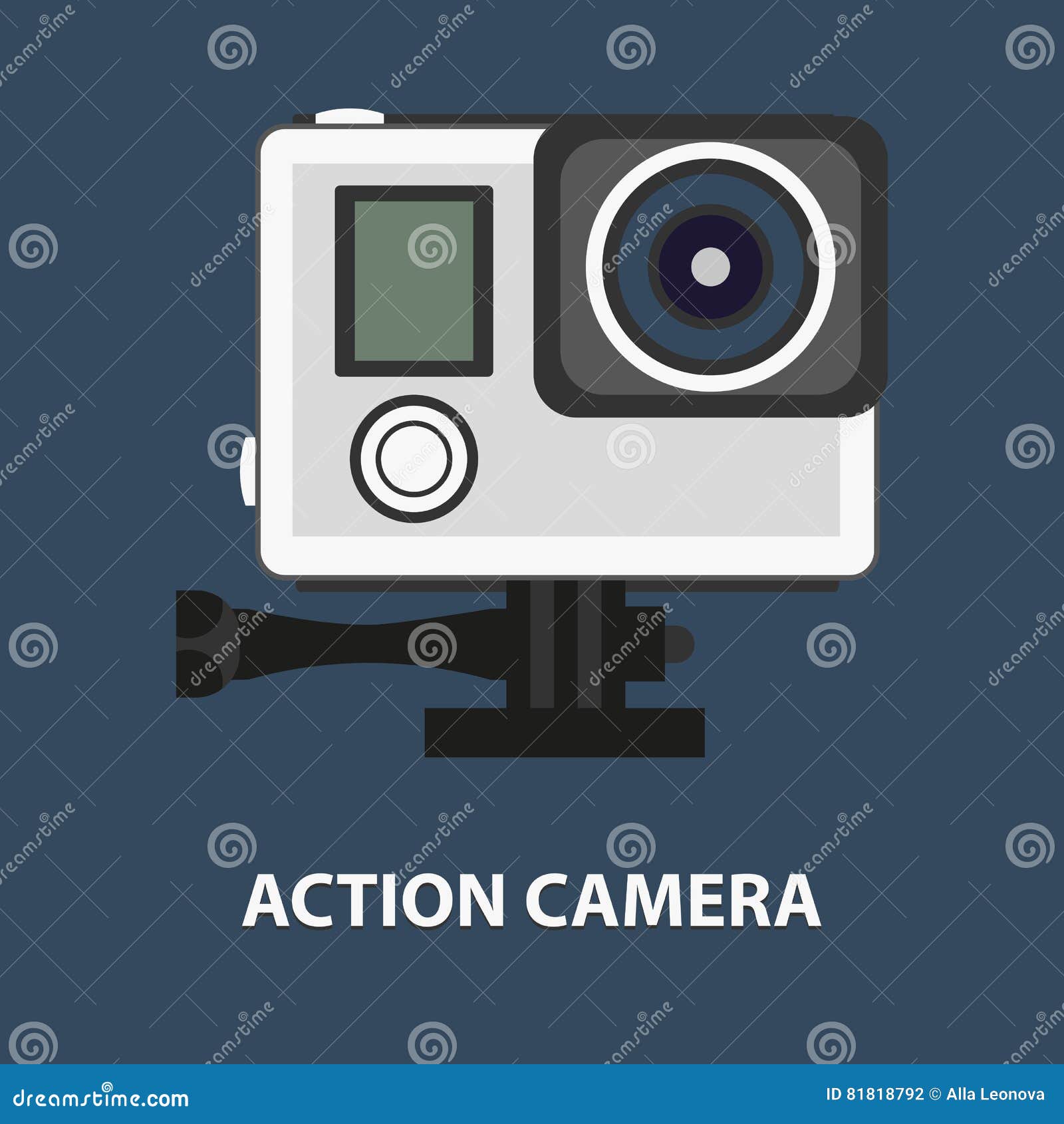 Action Camera Logo. Camera for Active Sports. Ultra HD. 4K? Stock ...