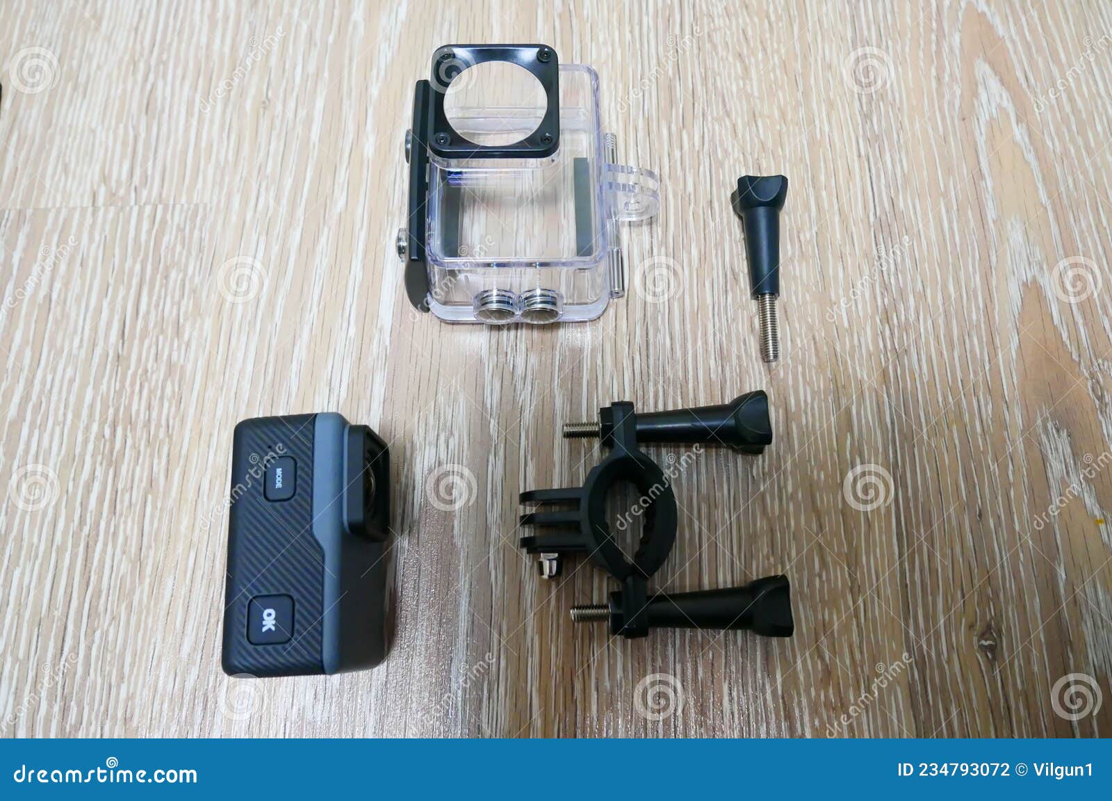 Action-camera for Shooting Nature and Objects. Compact Camera for ...