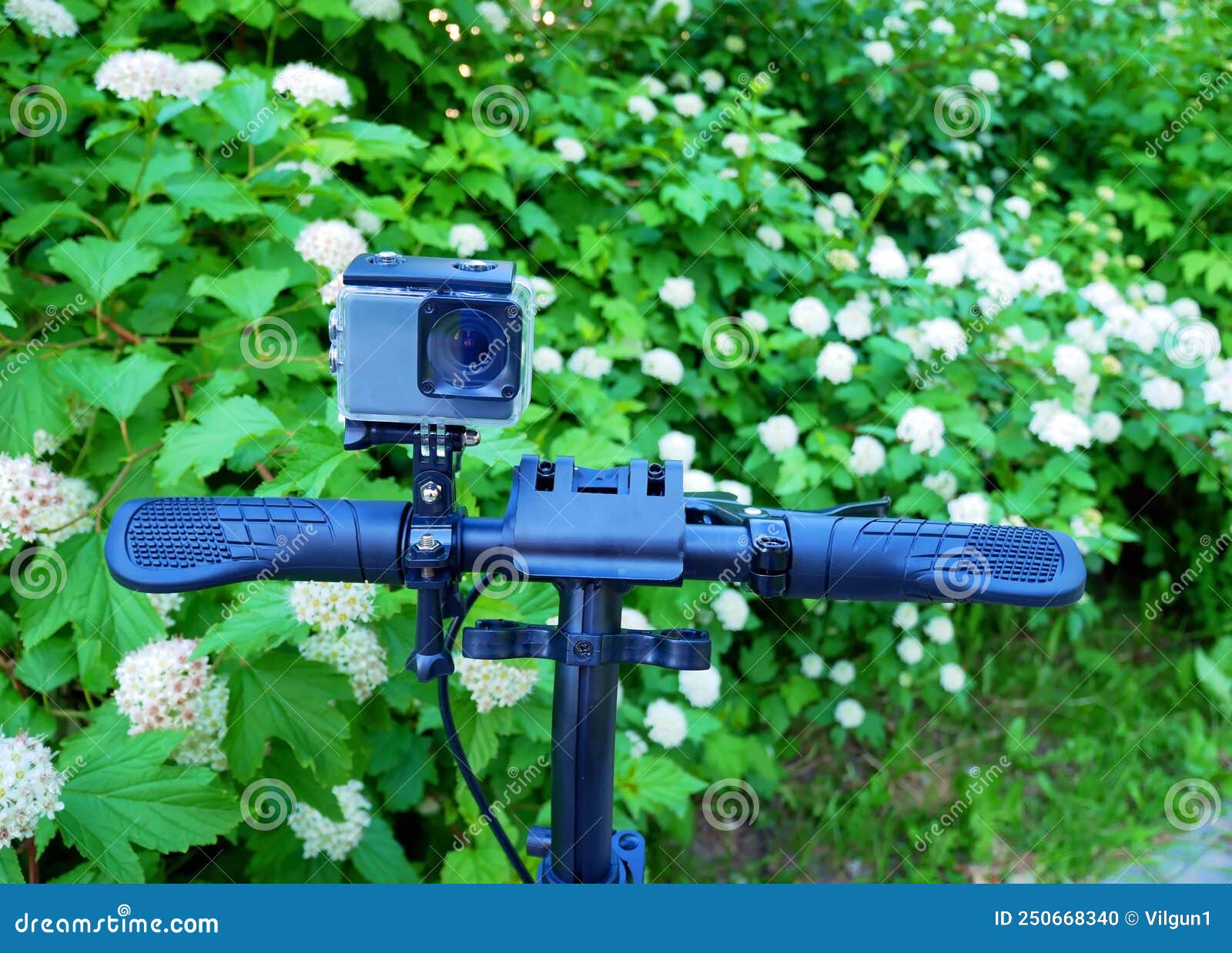 Action-camera for Shooting Nature and Objects. Details and Close-up ...