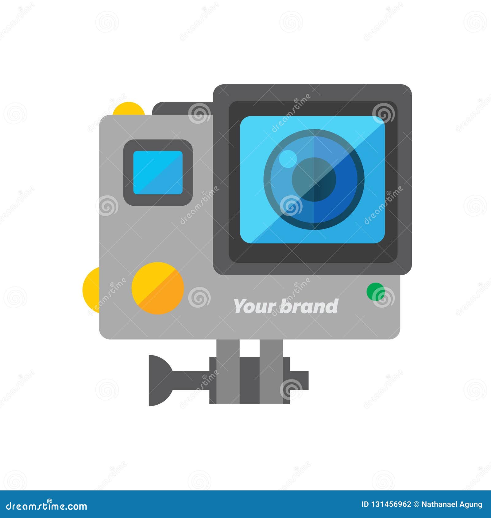 Action Camera Vector Design Stock Illustration - Illustration of ...