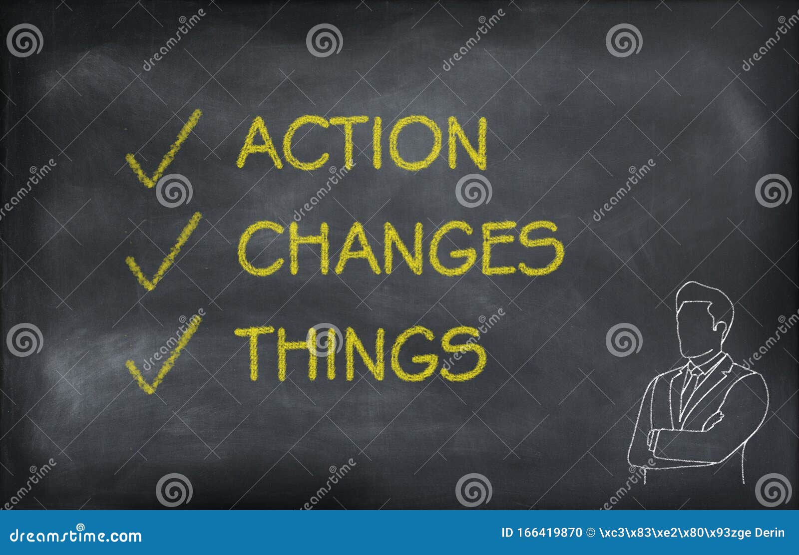 Action, Changes, Things Hand Writing Yellow Font on Chalkboard Stock ... Action, Changes, Things Hand Writing Yellow Font on Chalkboard Stock ...