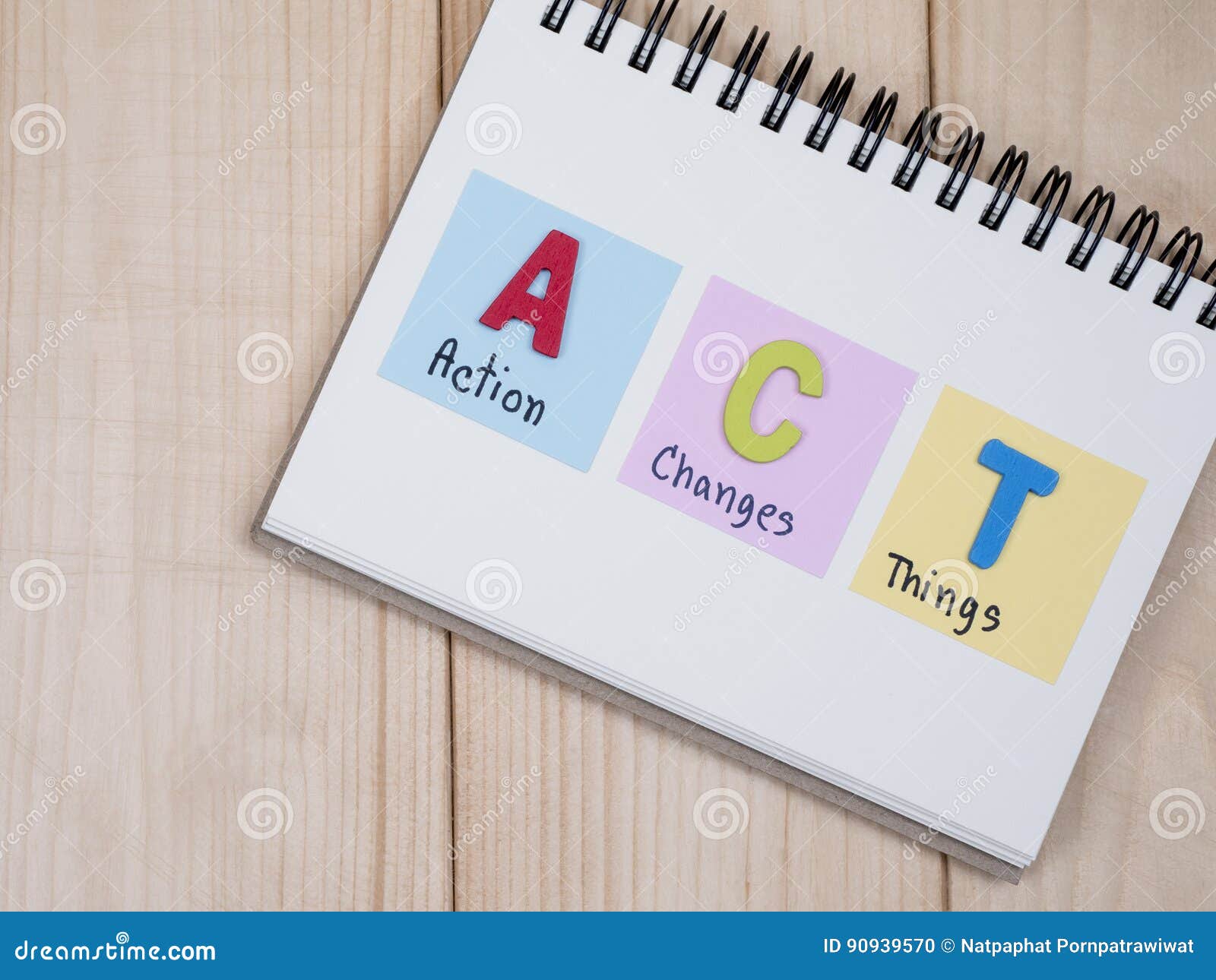 Action, Changes, Things on Notebook 2 Stock Photo - Image of achieve ...